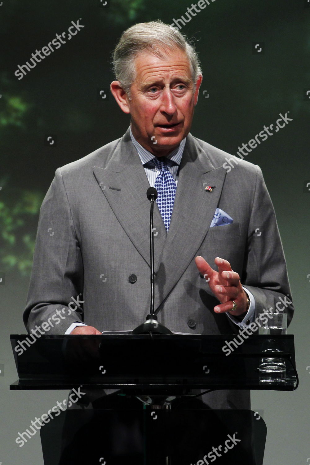 Hrh Prince Charles Prince Wales Speaks Editorial Stock Photo - Stock ...
