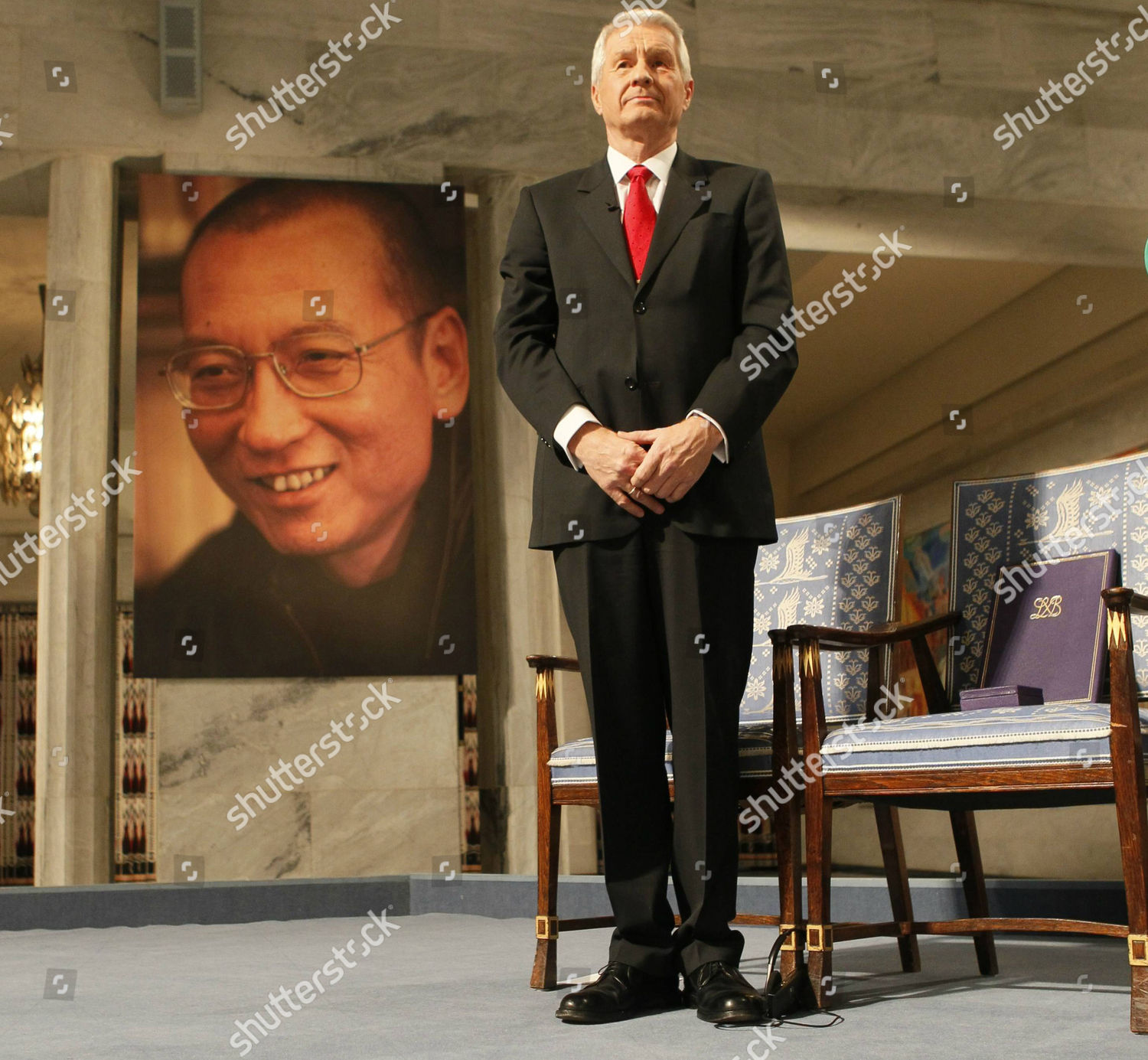 Chairman Norwegian Nobel Committee Thorbjoern Jagland Editorial Stock ...
