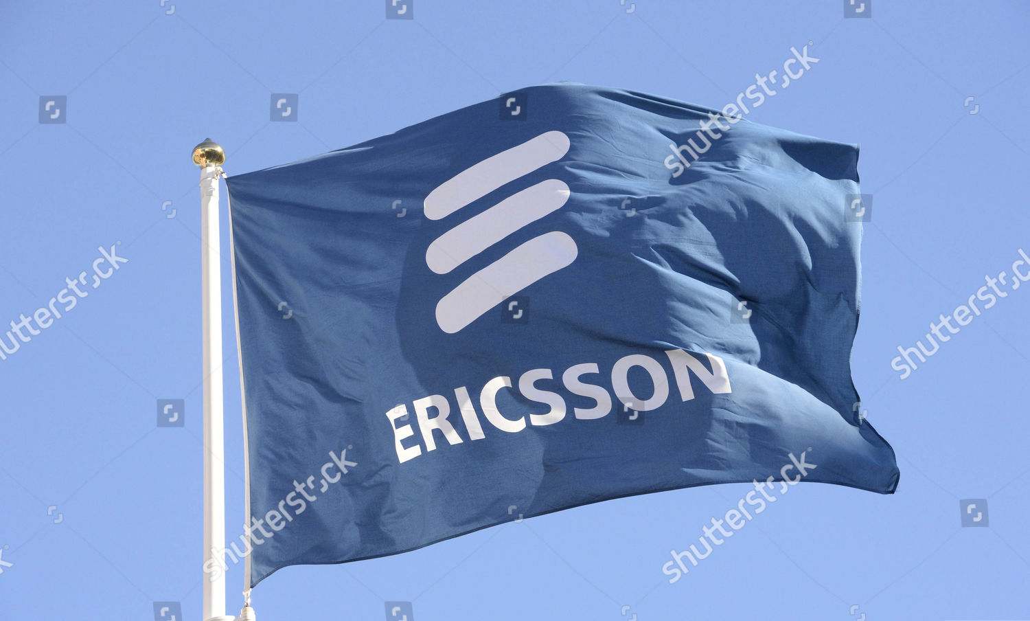 Ericssons Flag Companys Headquarters Stockholm Sweden Editorial Stock ...