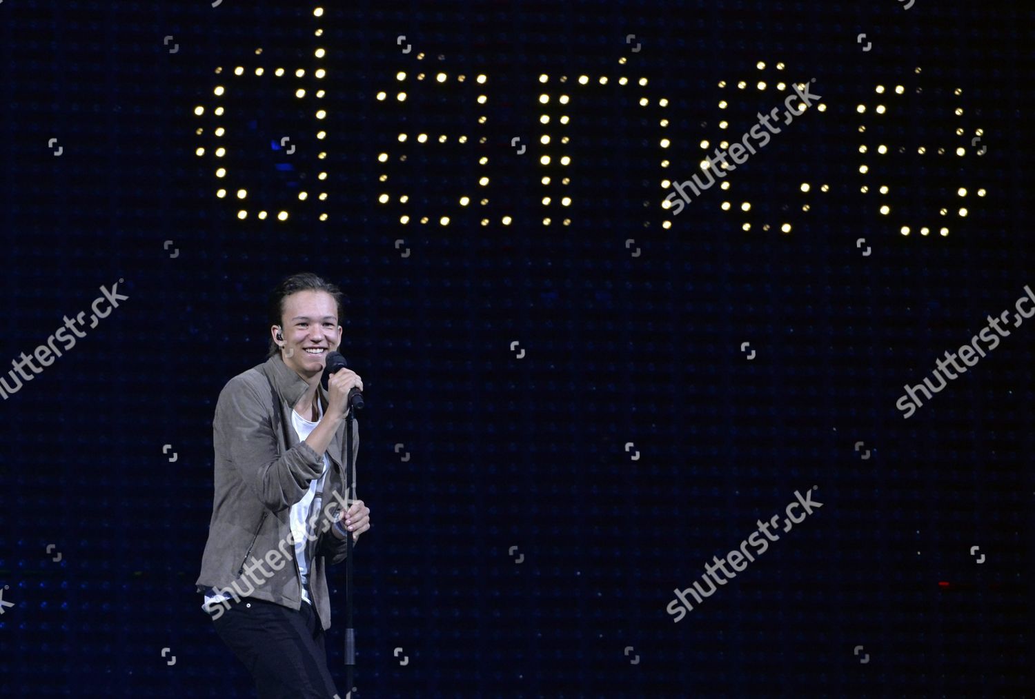 Swedish Singer Frans Jeppsson Wall Performs Editorial Stock Photo ...