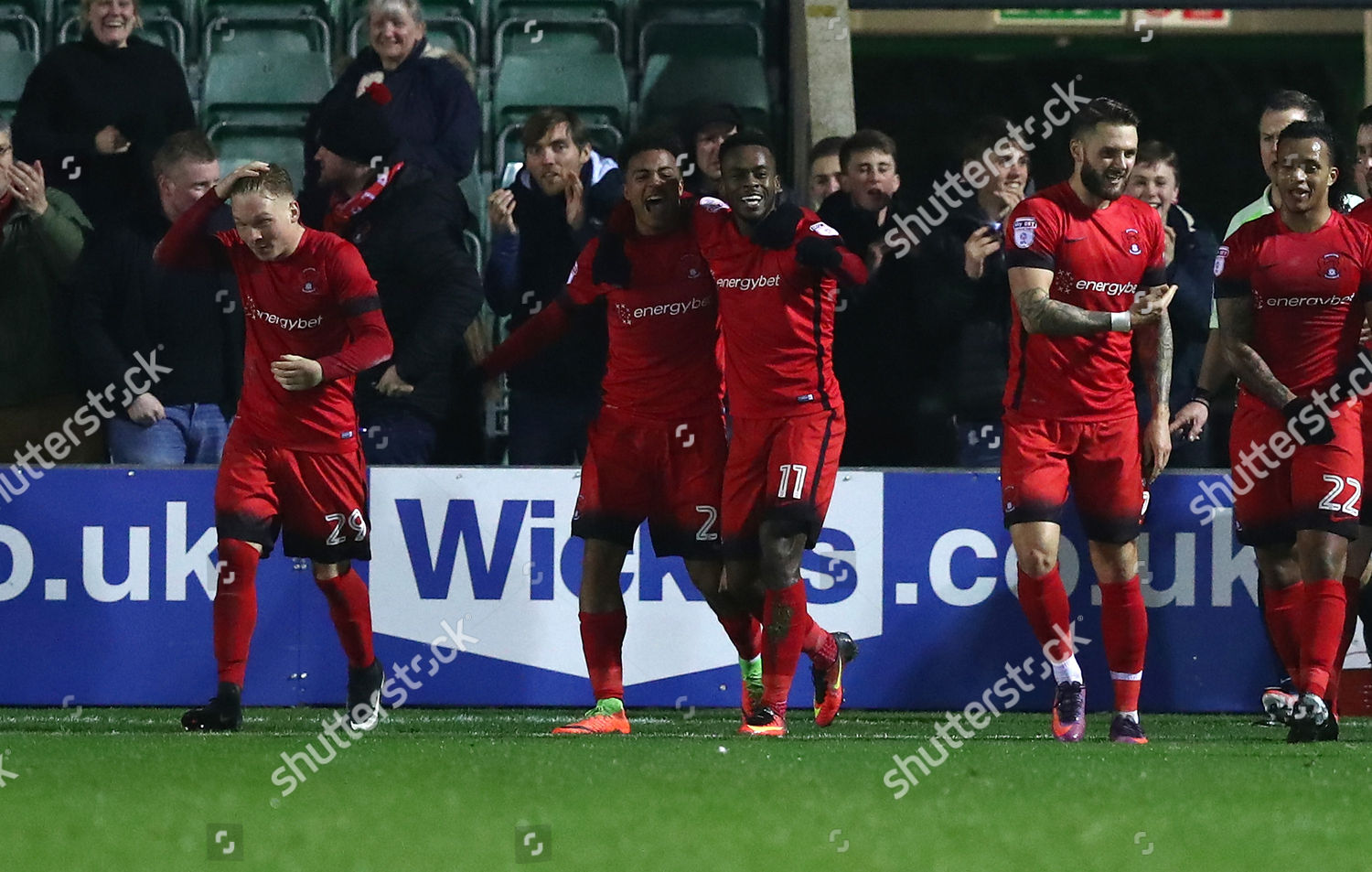 Gavin Massey 11 Leyton Orient Celebrates Editorial Stock Photo - Stock ...