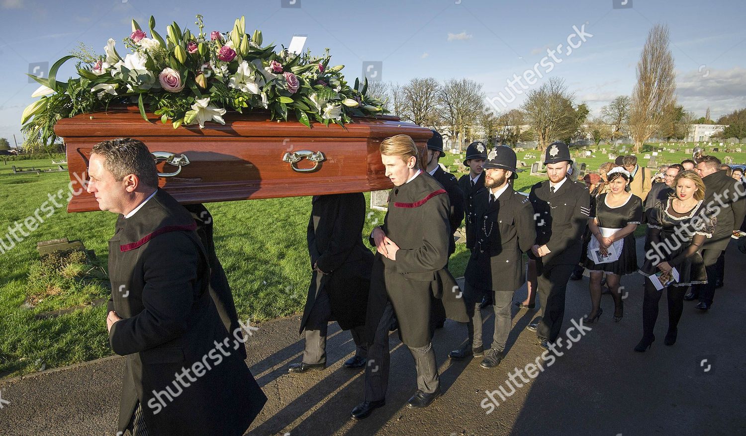 Funeral Britains Best Known Madam Cynthia Editorial Stock Photo - Stock ...