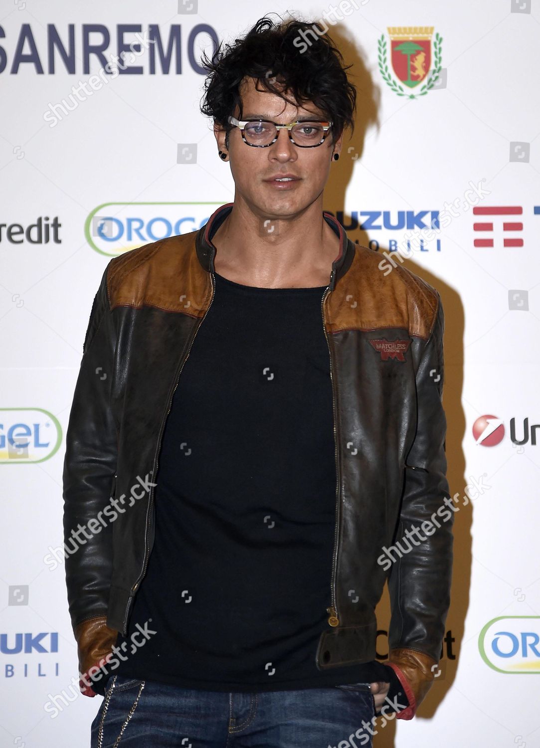 Italian Actor Gabriel Garko Poses During Editorial Stock Photo - Stock ...