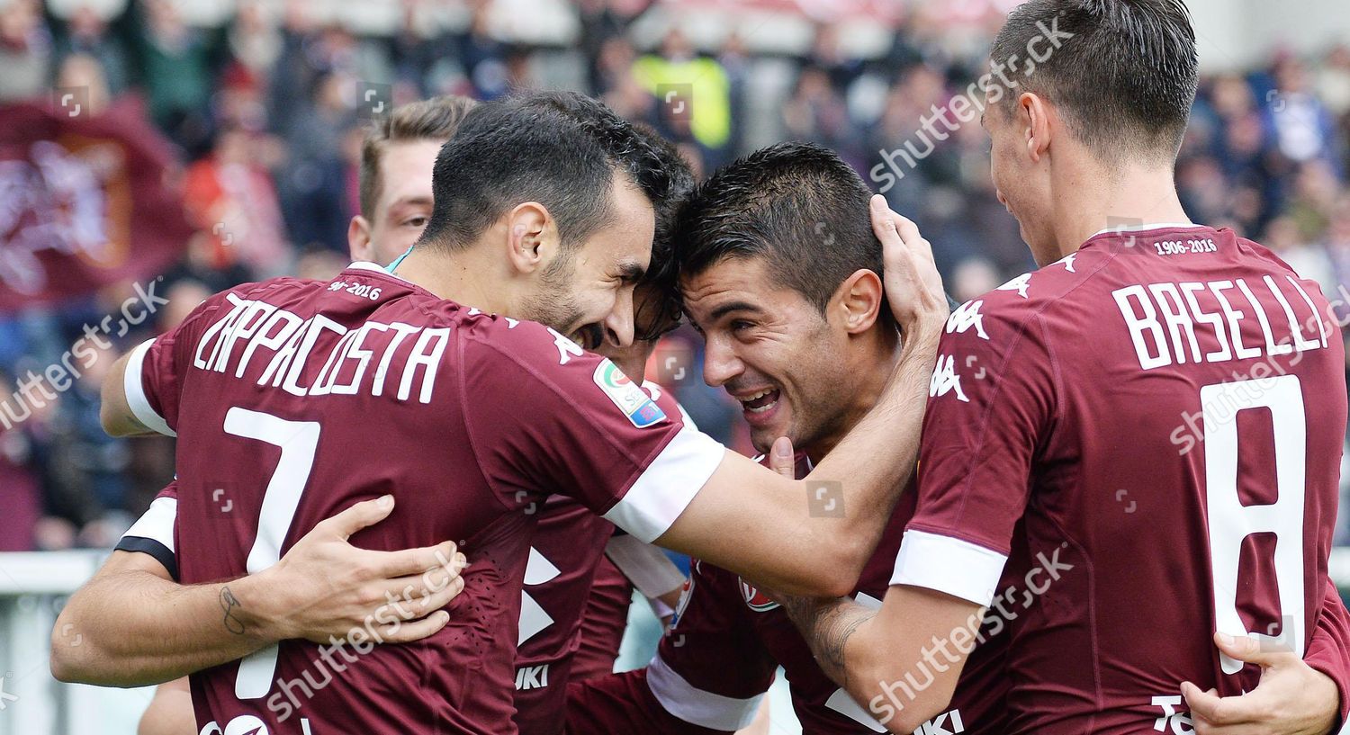 Torinos Players Jubilates After Scoring Goal Editorial Stock Photo ...