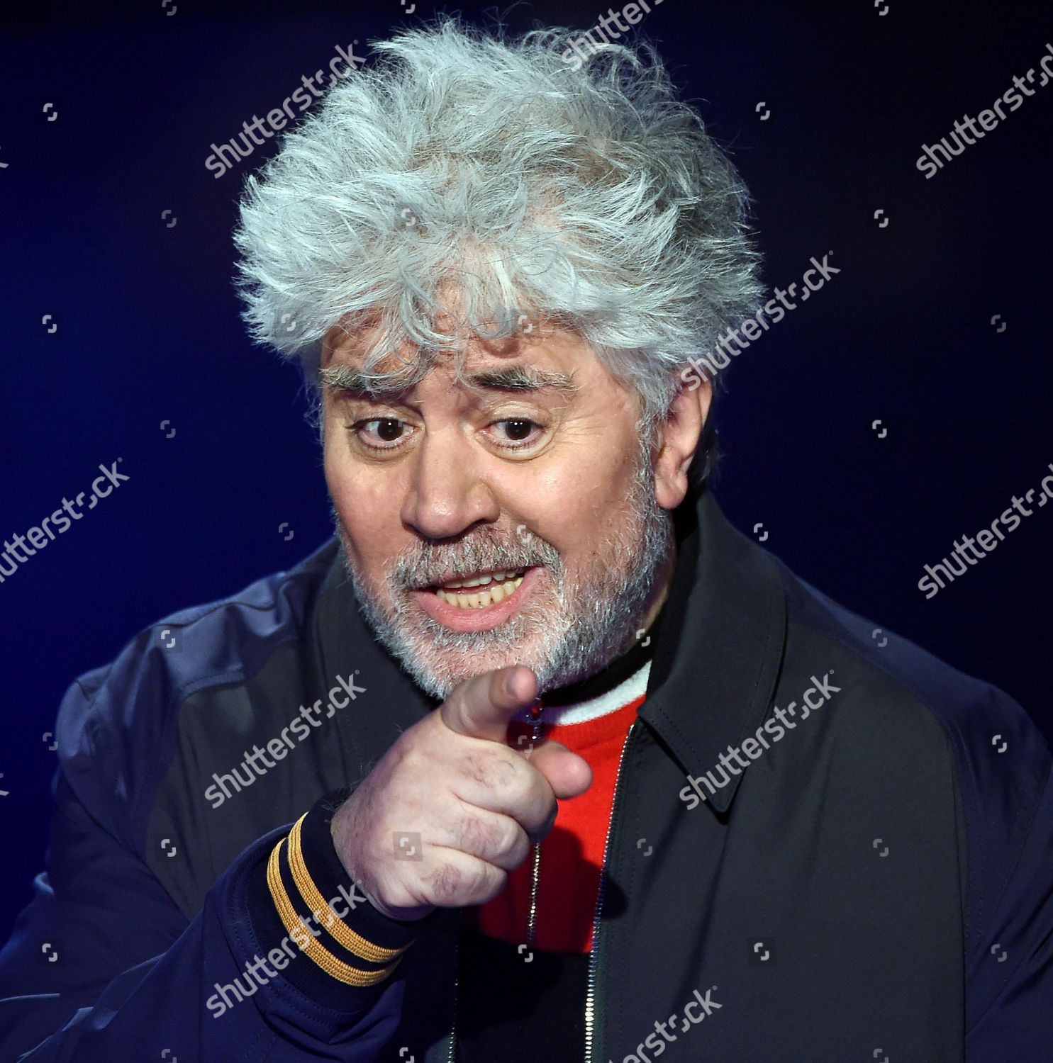 Spanish Director Pedro Almodovar Guest Italian Editorial Stock Photo ...