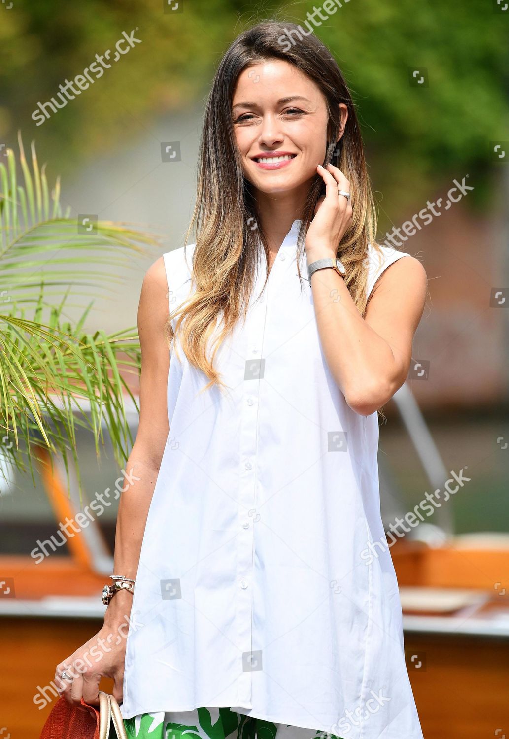 Italian Actress Alice Bellagamba Arrives Lido Editorial Stock Photo ...