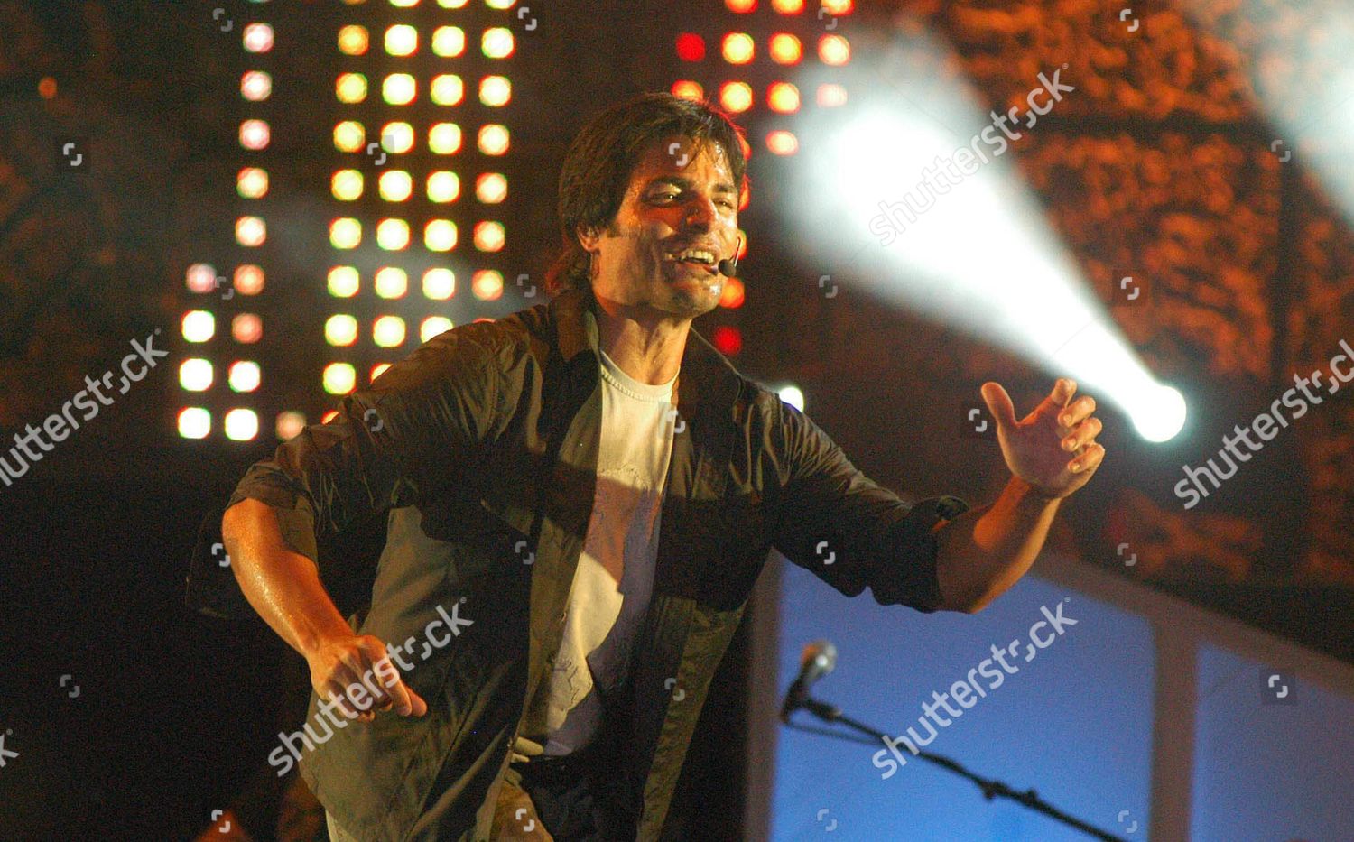 Puerto Rican Singer Chayanne During His Editorial Stock Photo - Stock ...