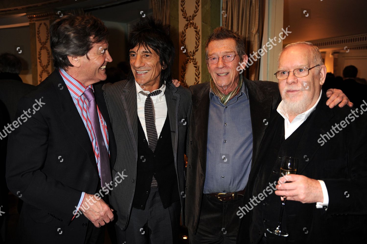 Melvyn Bragg Ronnie Wood John Hurt Editorial Stock Photo - Stock Image ...
