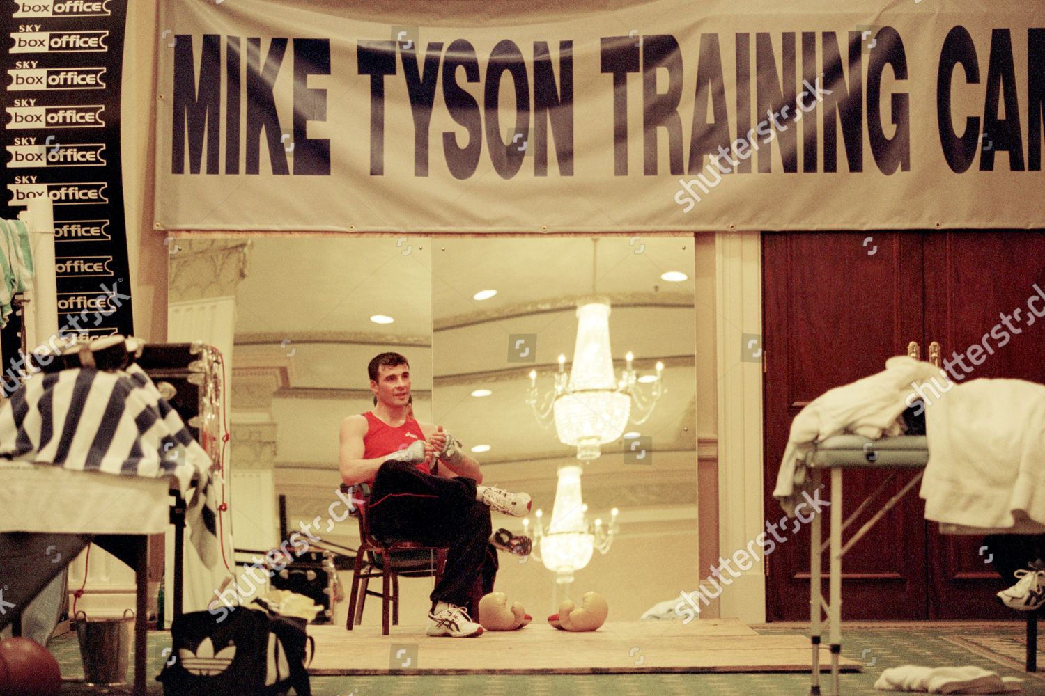 Joe Calzaghe After Training Grosvenor House Editorial Stock Photo ...