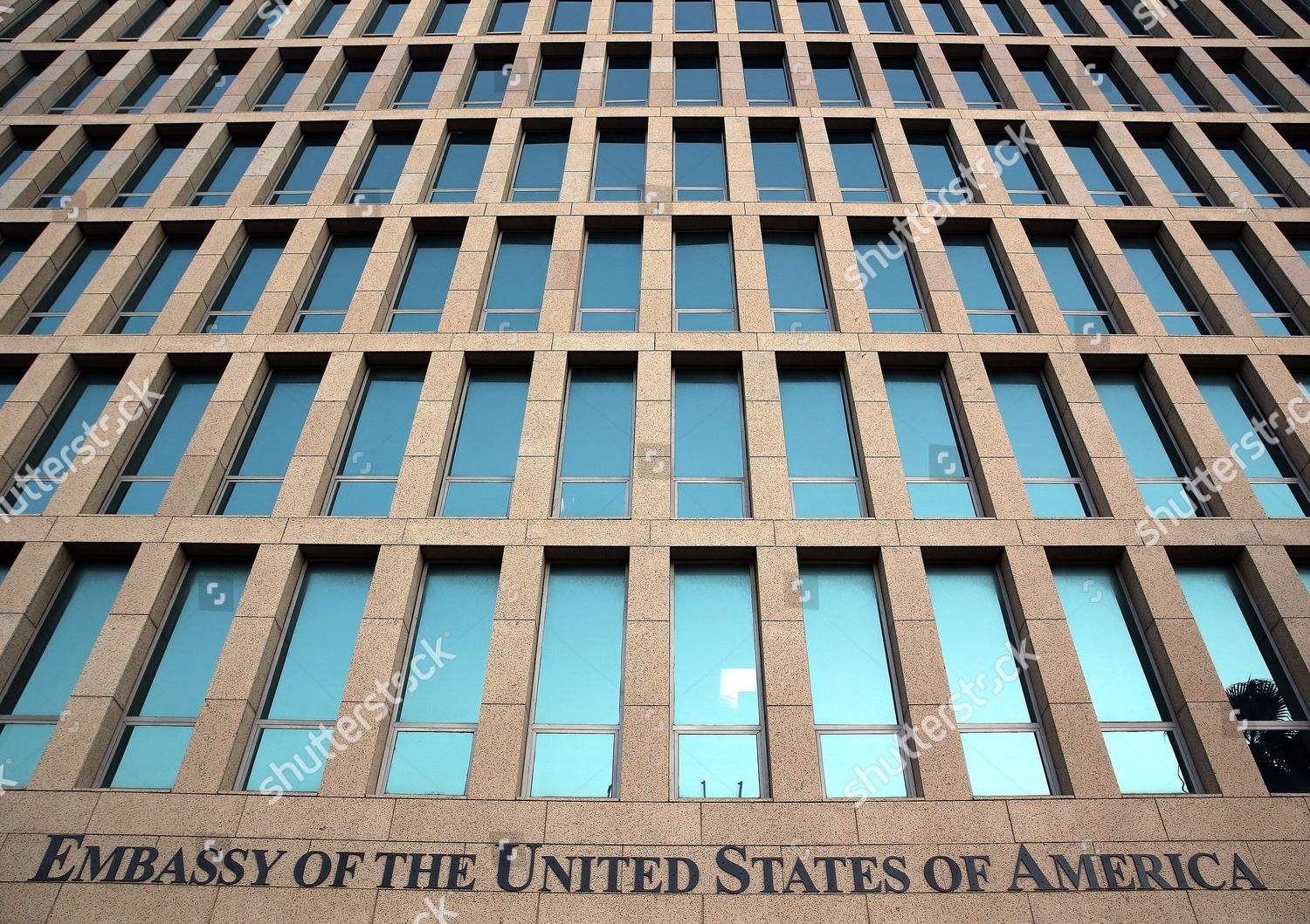Exterior View Reinaugurated Us Embassy Cuba Editorial Stock Photo ...