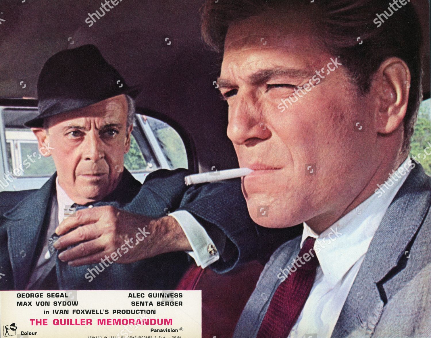Quiller Memorandum Robert Helpmann Weng George Editorial Stock Photo ...