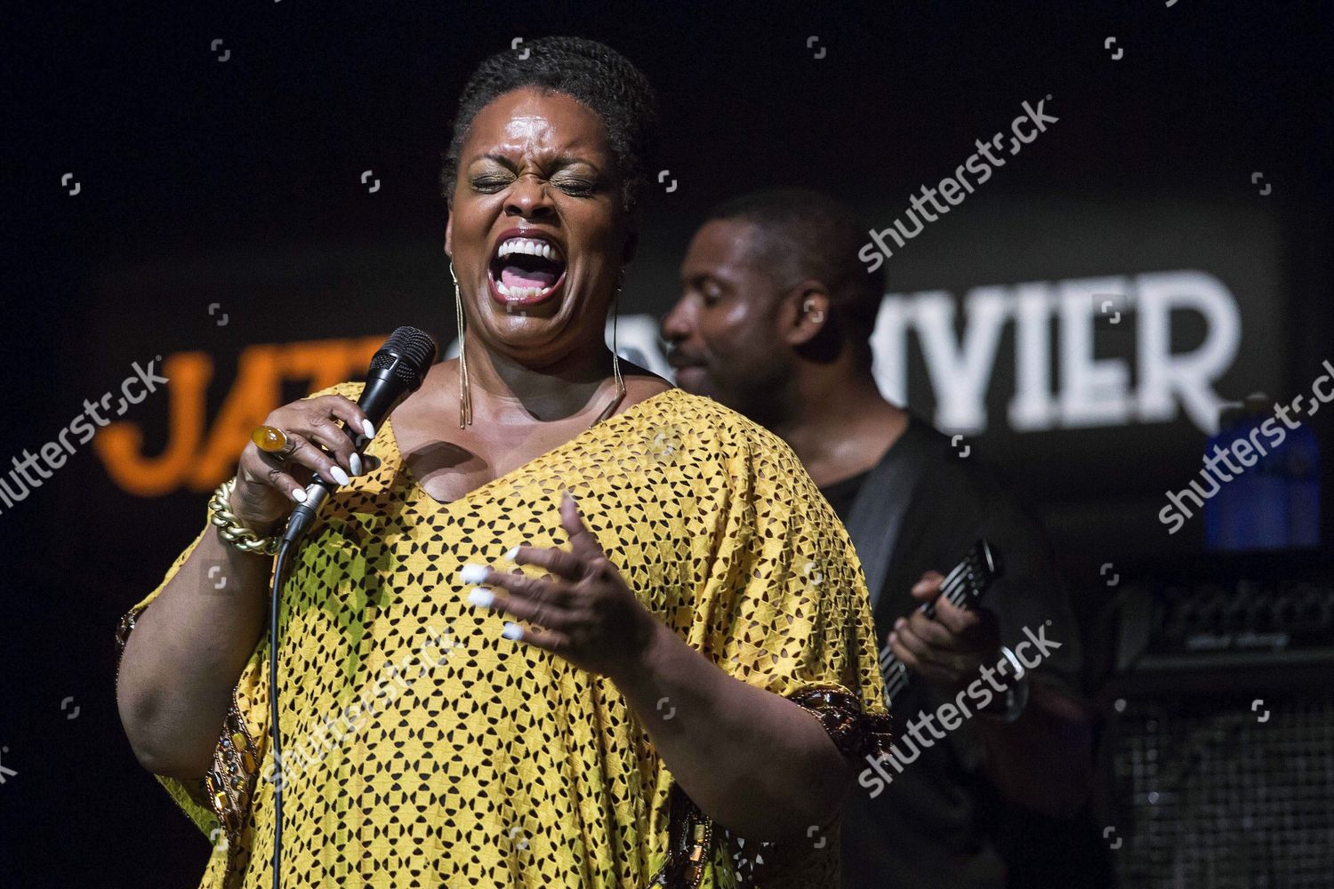 Jazz Singer Dianne Reeves Performs On Editorial Stock Photo - Stock ...