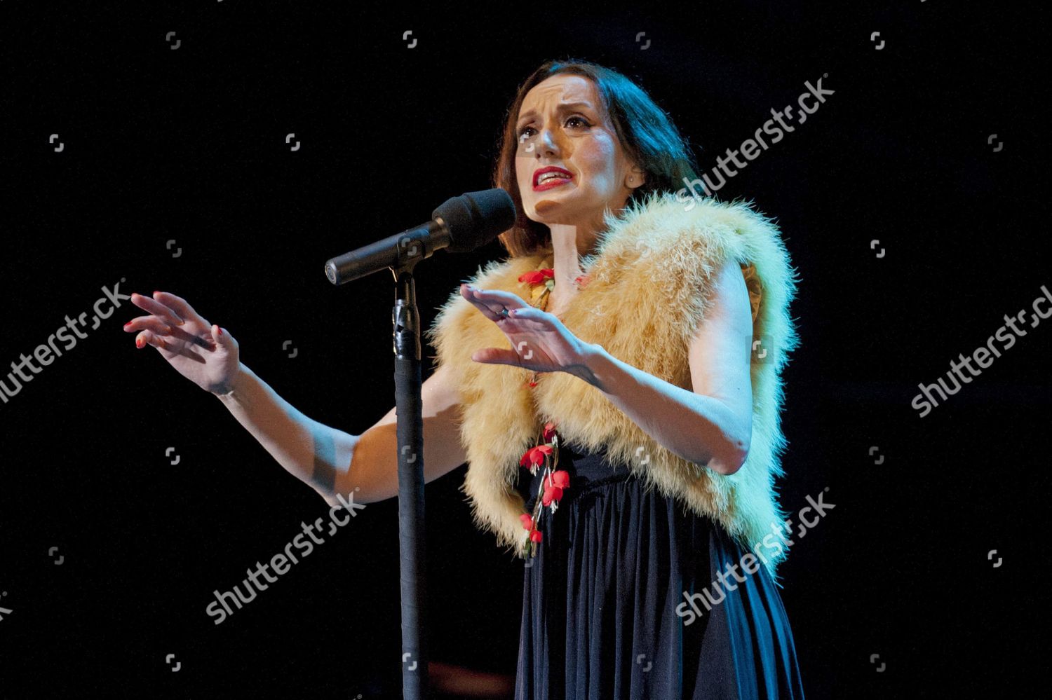 Spanish Singer Luz Casal Perfoms On Editorial Stock Photo Stock Image