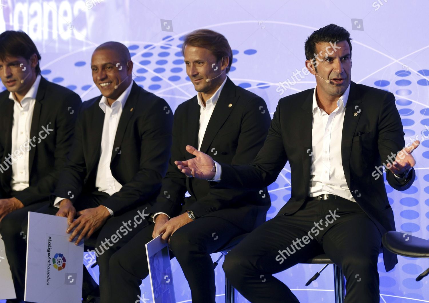 Former Soccer Players Left Right Fernando Editorial Stock Photo - Stock ...