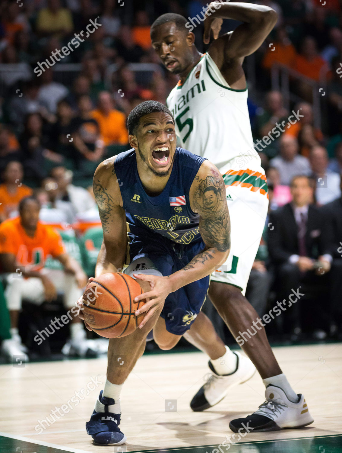 Georgia Tech Guard Tadric Jackson 1 Editorial Stock Photo - Stock Image ...