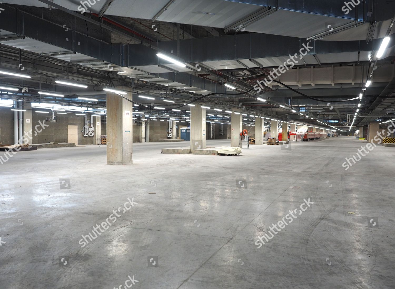 Huge Underground Hall Paris Charles De Editorial Stock Photo - Stock ...