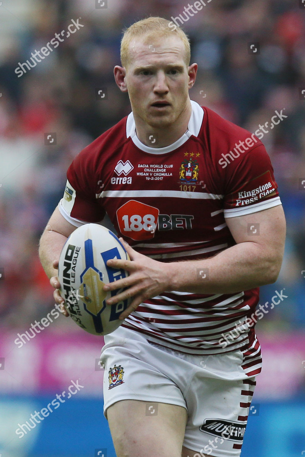 Liam Farrell Wigan Warriors During Dacia Editorial Stock Photo - Stock ...