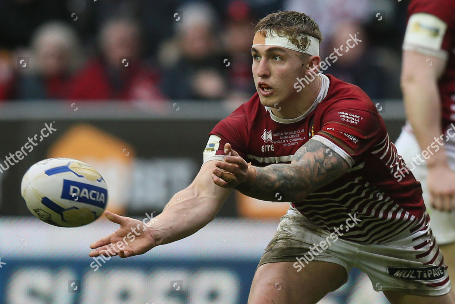 Sam Powell Wigan Warriors During Dacia Editorial Stock Photo - Stock ...