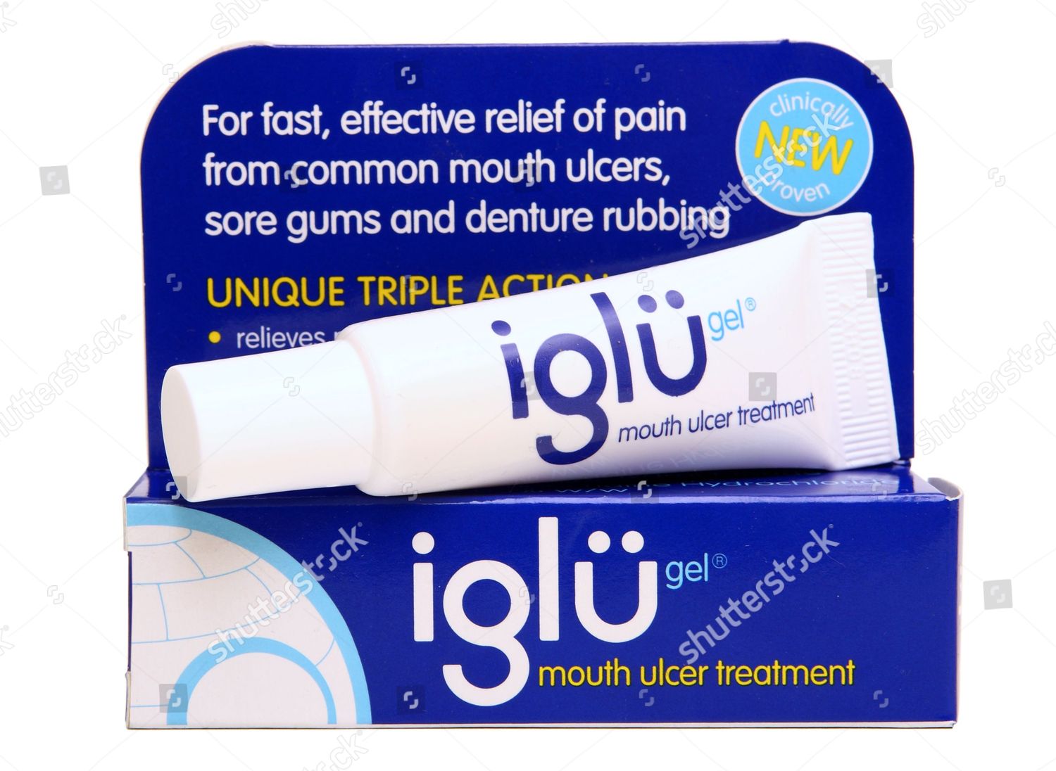 Iglu Mouth Ulcer Treatment Editorial Stock Photo - Stock Image ...