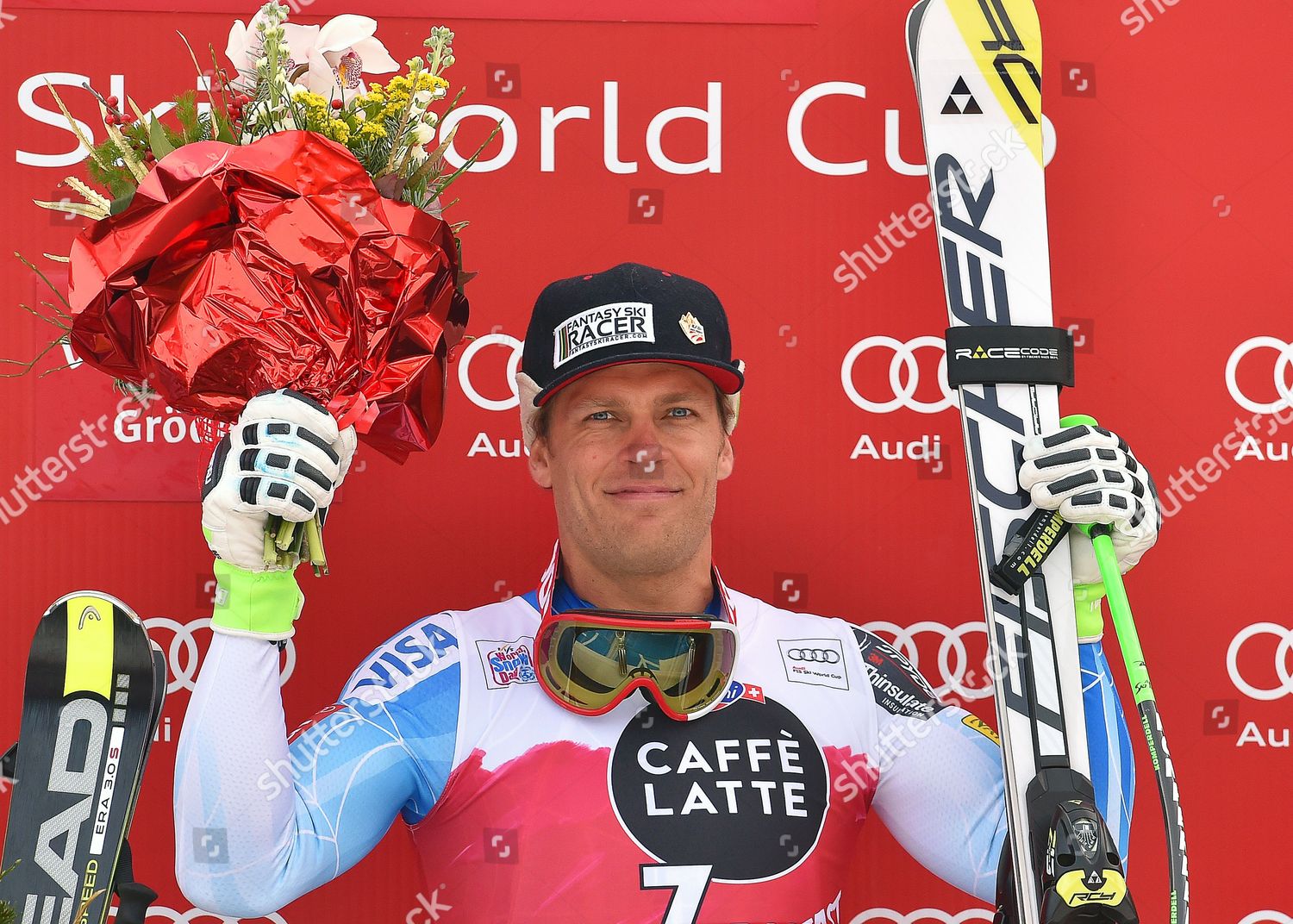 Steven Nyman Usa Celebrates On Podium Editorial Stock Photo - Stock ...
