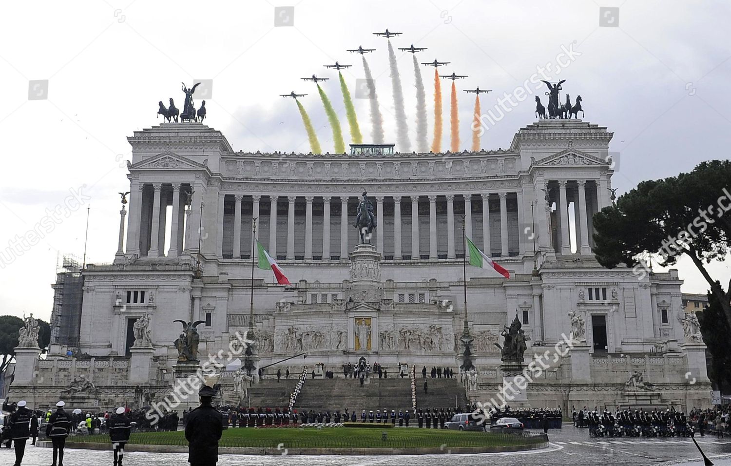 Italian Air Forces Aerobatic Jet Team Editorial Stock Photo - Stock ...