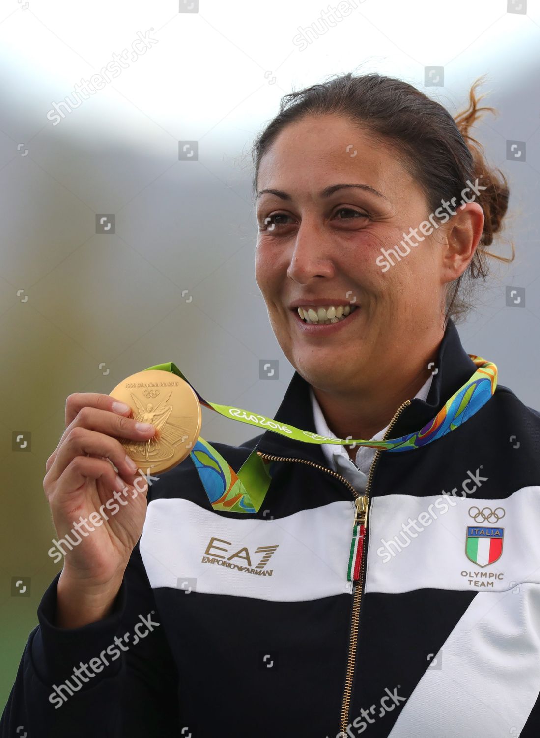 Gold Medalist Diana Bacosi Italy Holds Editorial Stock Photo - Stock ...