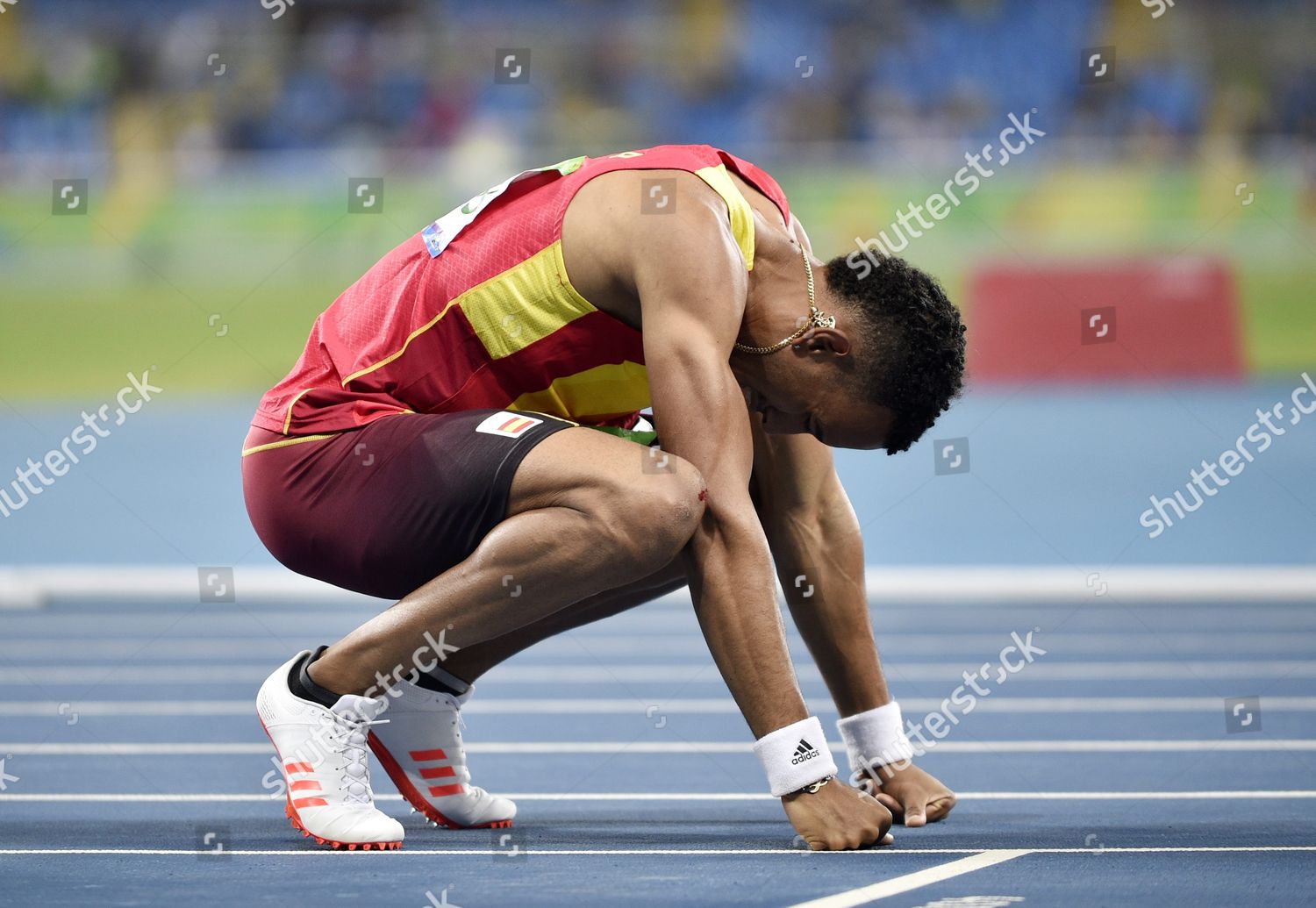 Orlando Ortega Spain Celebrates After Placing Editorial Stock Photo ...