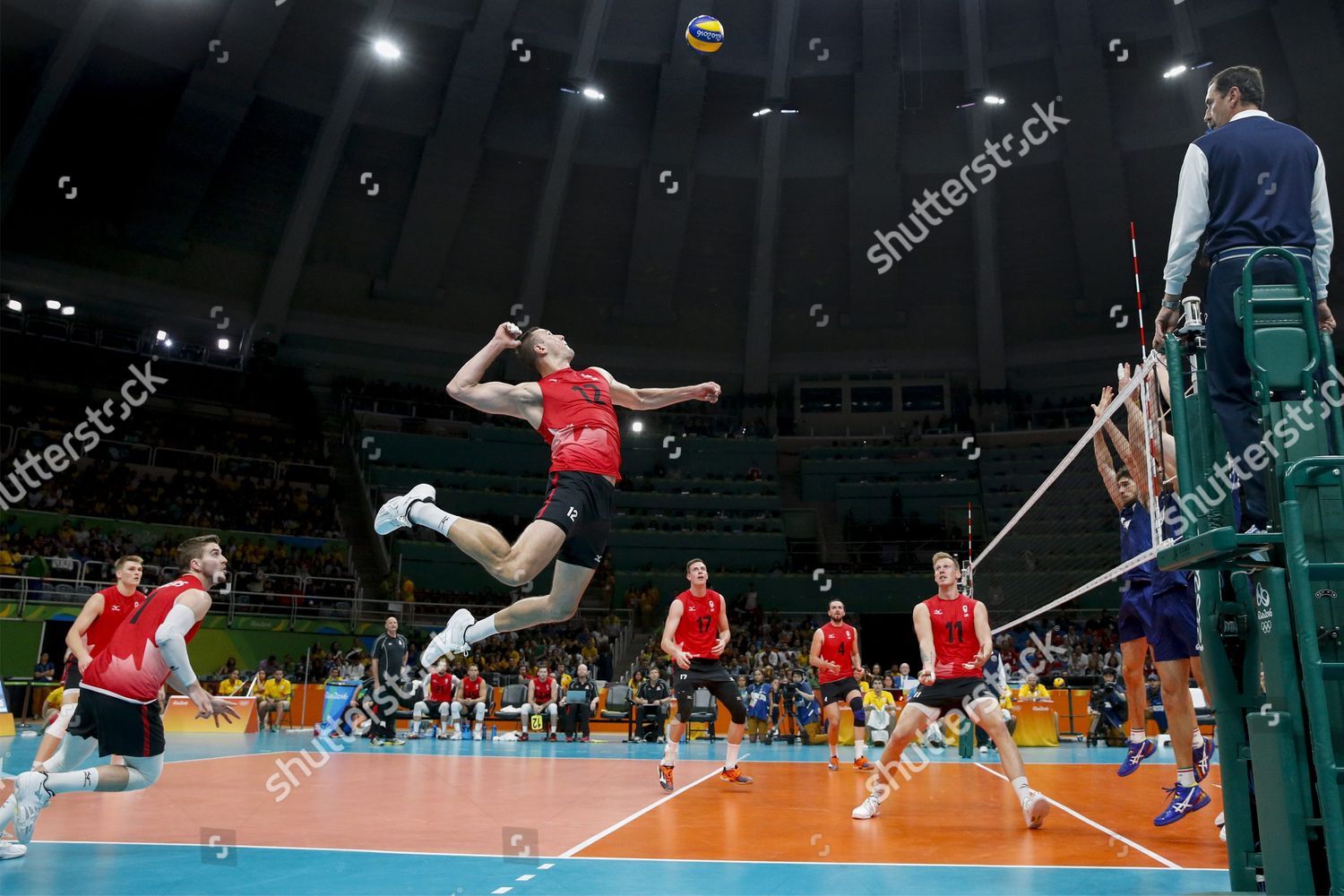 Gavin Schmitt C Canada Prepares Spike Editorial Stock Photo - Stock ...