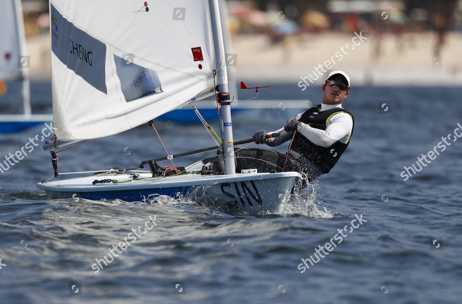 Colin Cheng Singapore Sails During Laser Editorial Stock Photo - Stock ...