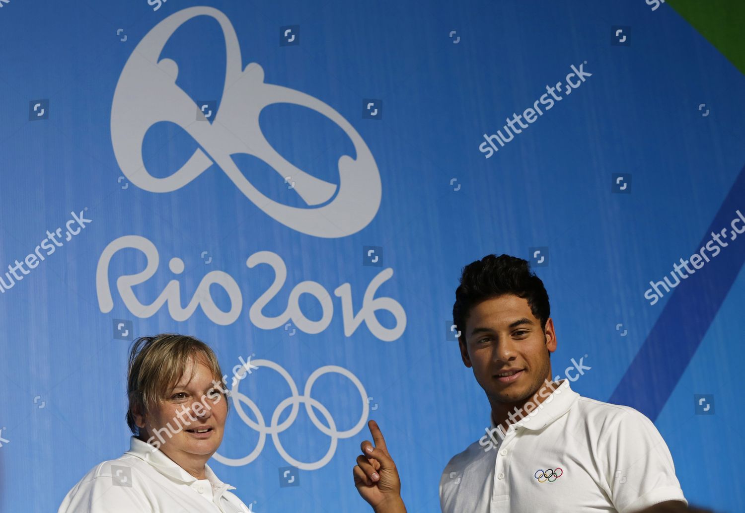 Syrian Swimmer Rami Anis R His Editorial Stock Photo - Stock Image ...