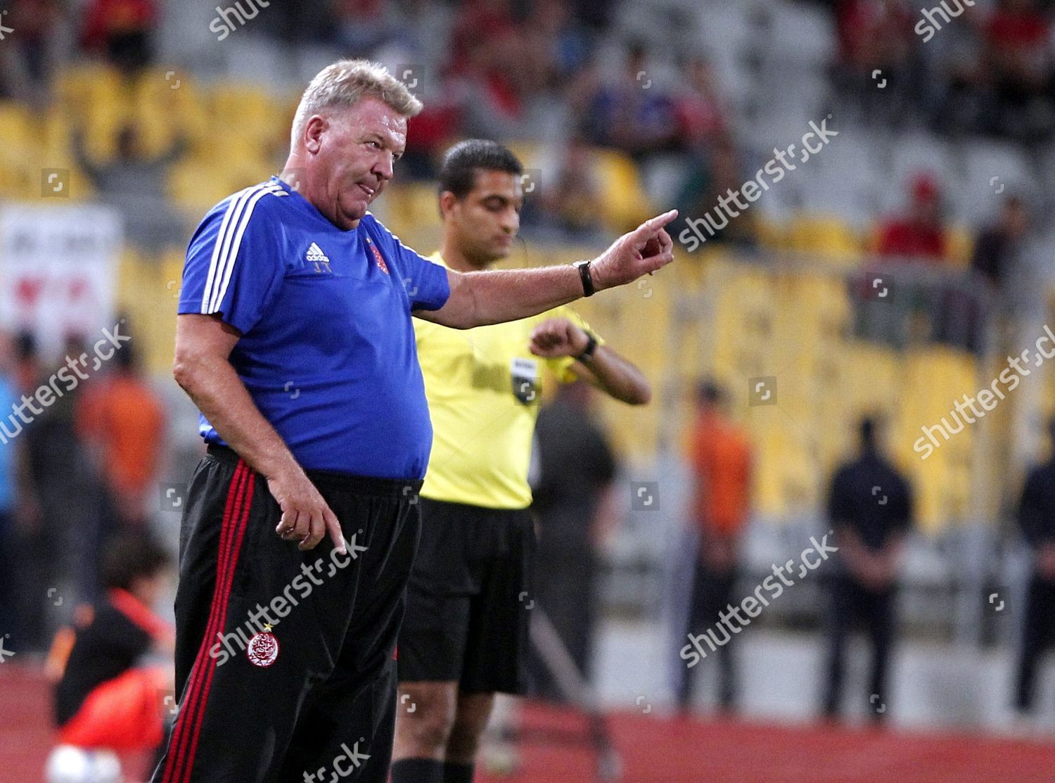 Wydad Casablanca Coach John Toshack During Editorial Stock Photo ...