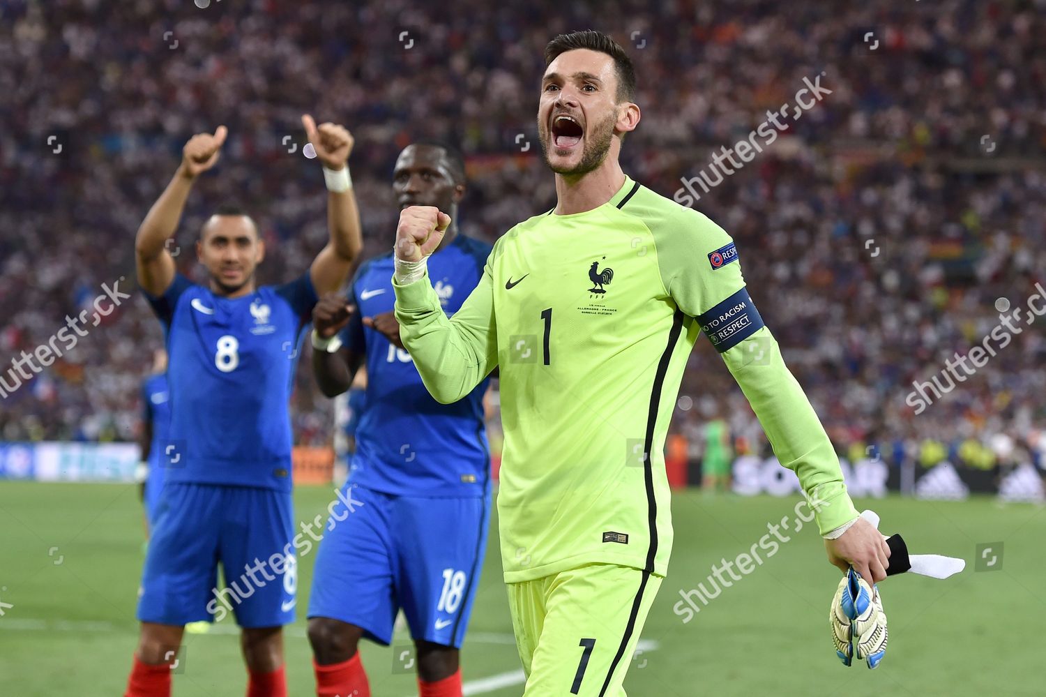Goalkeeper Hugo Lloris France Celebrates After Editorial Stock Photo ...