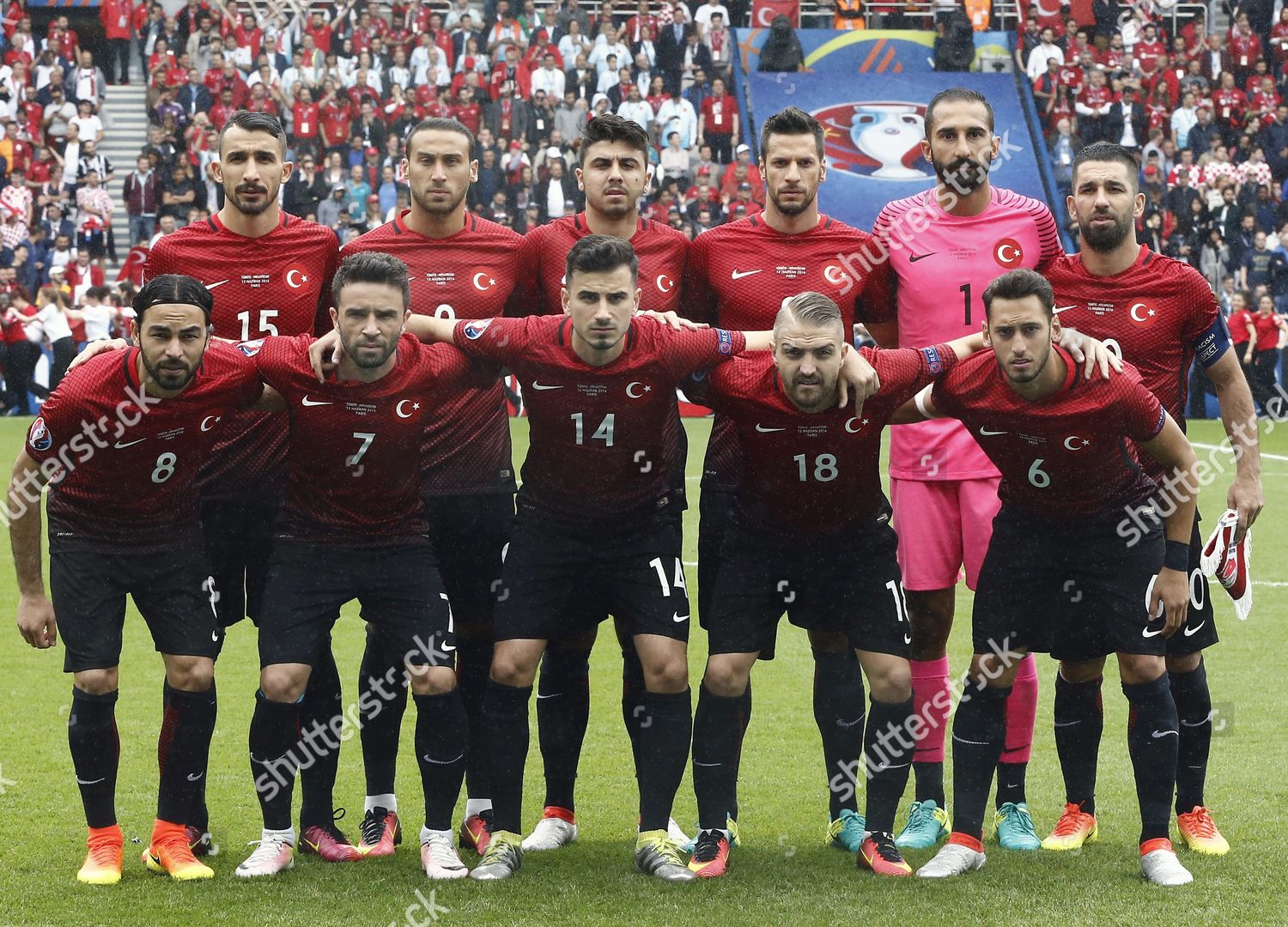 Turkey Players Pose Photo Before Start Editorial Stock Photo - Stock ...