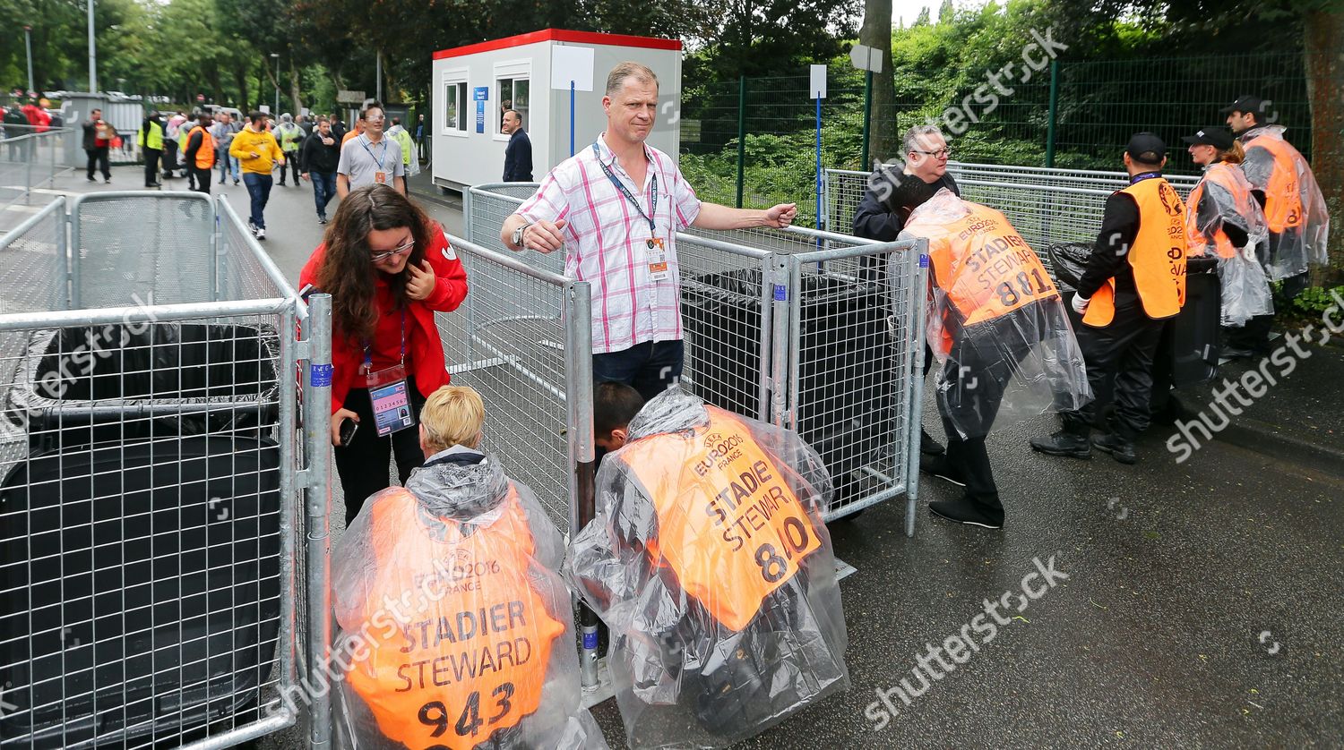 Fans Pass Through Security Check They Editorial Stock Photo - Stock ...