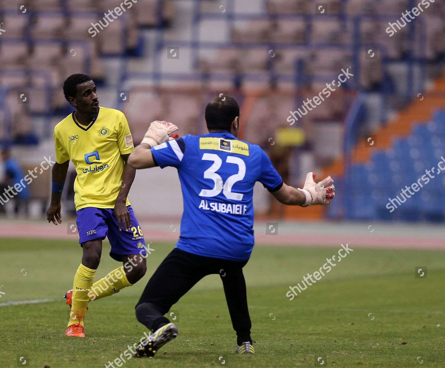 Alnassr Player Shayea Shrahili L Action Editorial Stock Photo - Stock ...