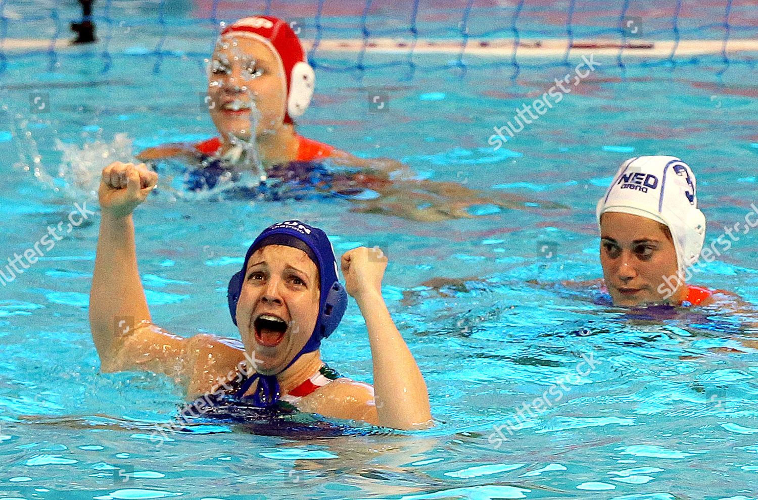 Ildiko Toth L Hungary Celebrates Pool Editorial Stock Photo - Stock ...