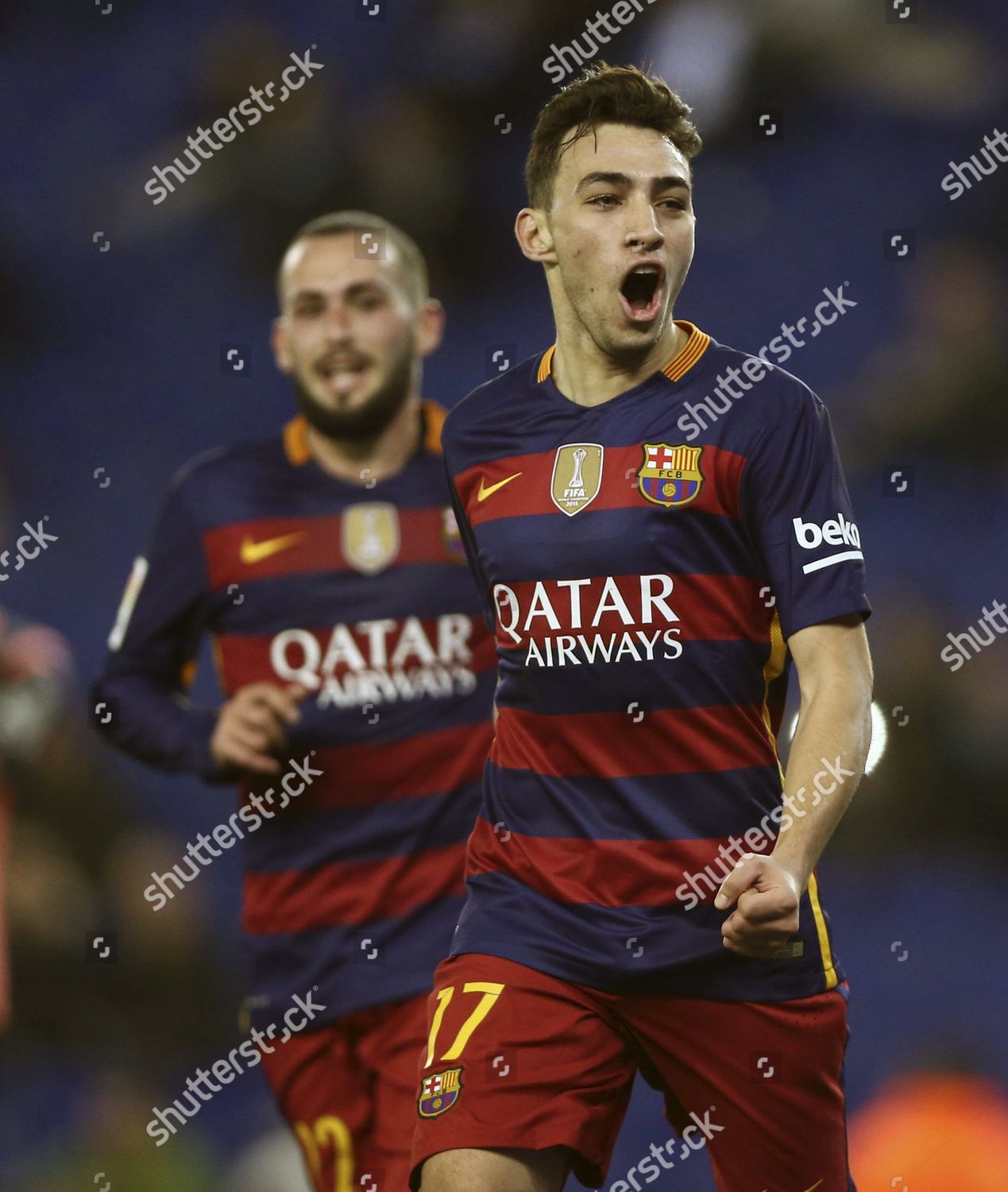 Fc Barcelonas Striker Munir El Haddadi Editorial Stock Photo - Stock ...