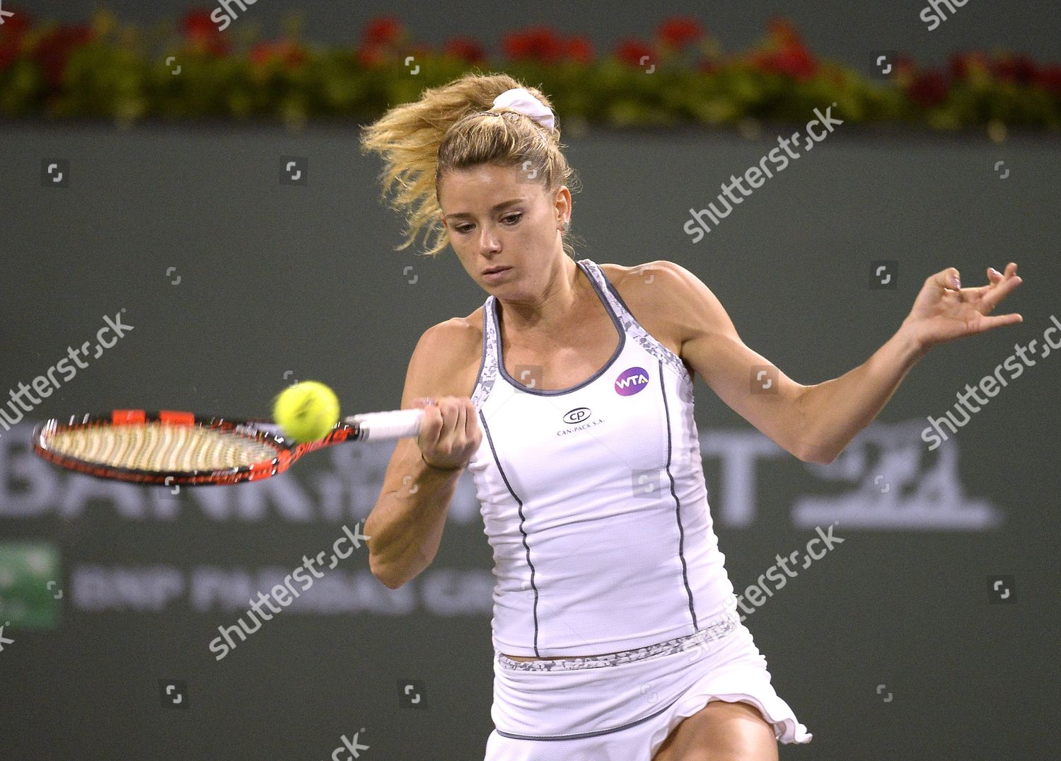 Camila Giorgi Italy Action Against Ana Editorial Stock Photo - Stock ...
