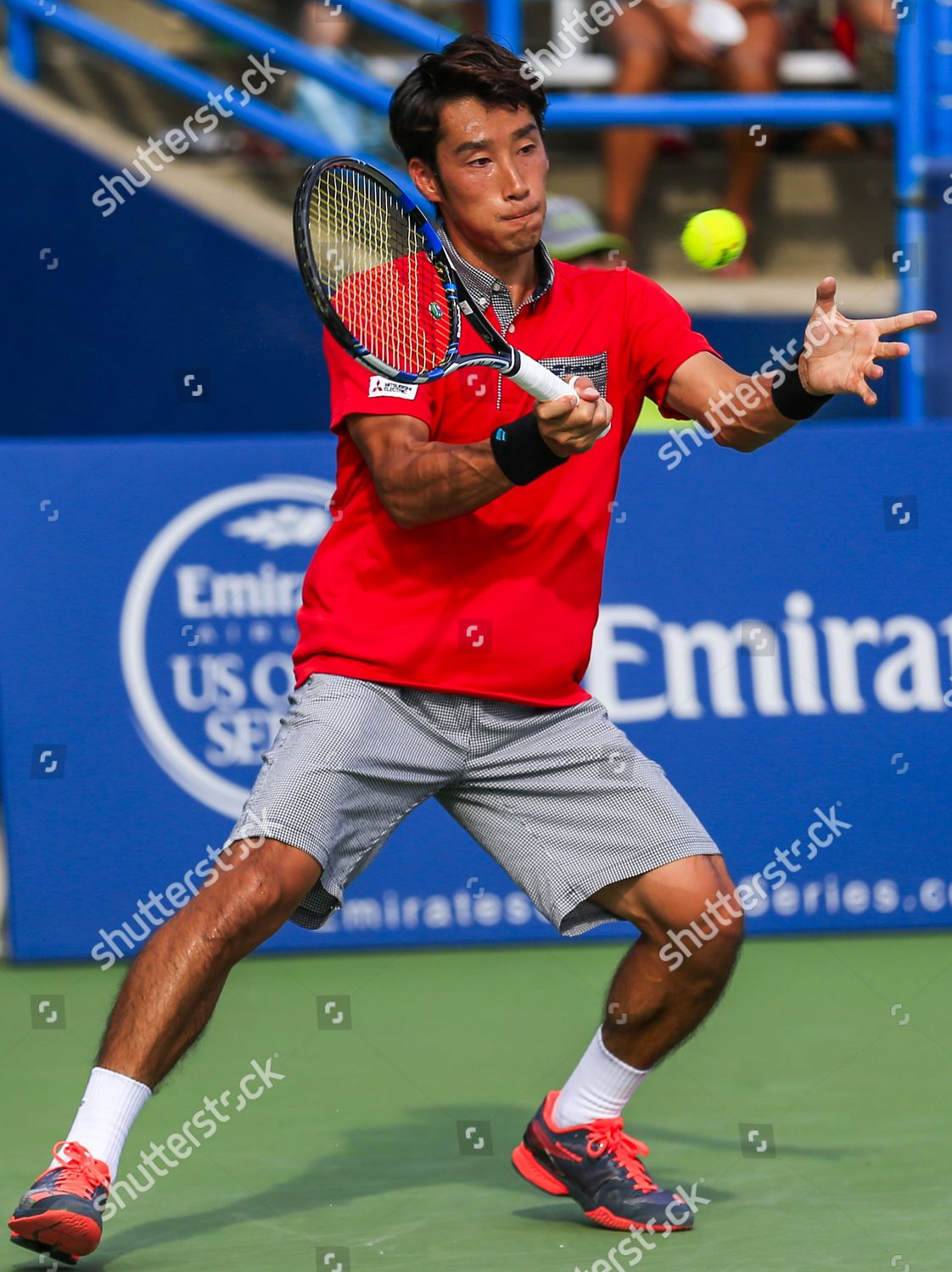 Yuichi Sugita Japan Hits Return Shot Editorial Stock Photo - Stock Image | Shutterstock