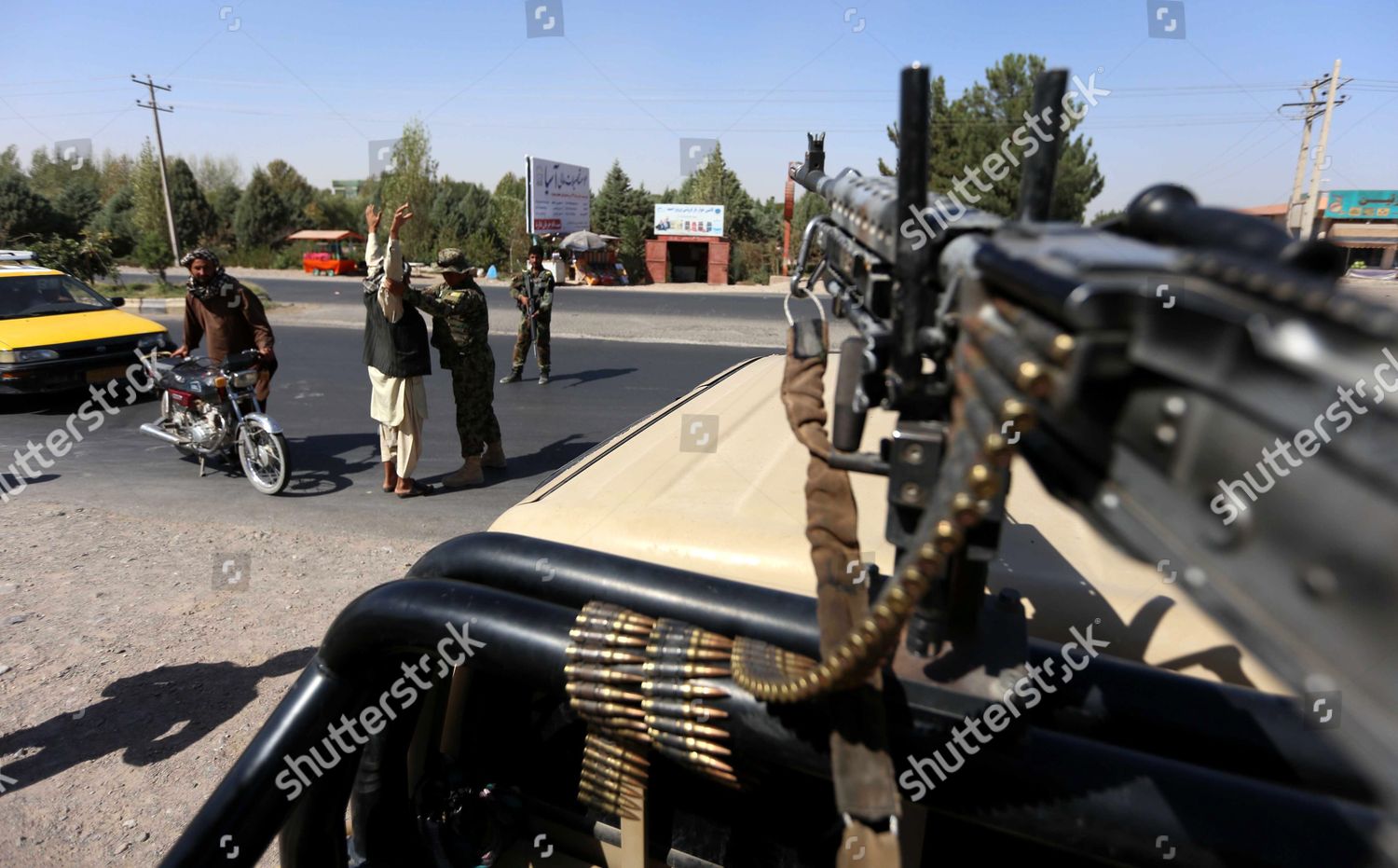 Members Afghan Security Services Frisk Man Editorial Stock Photo ...