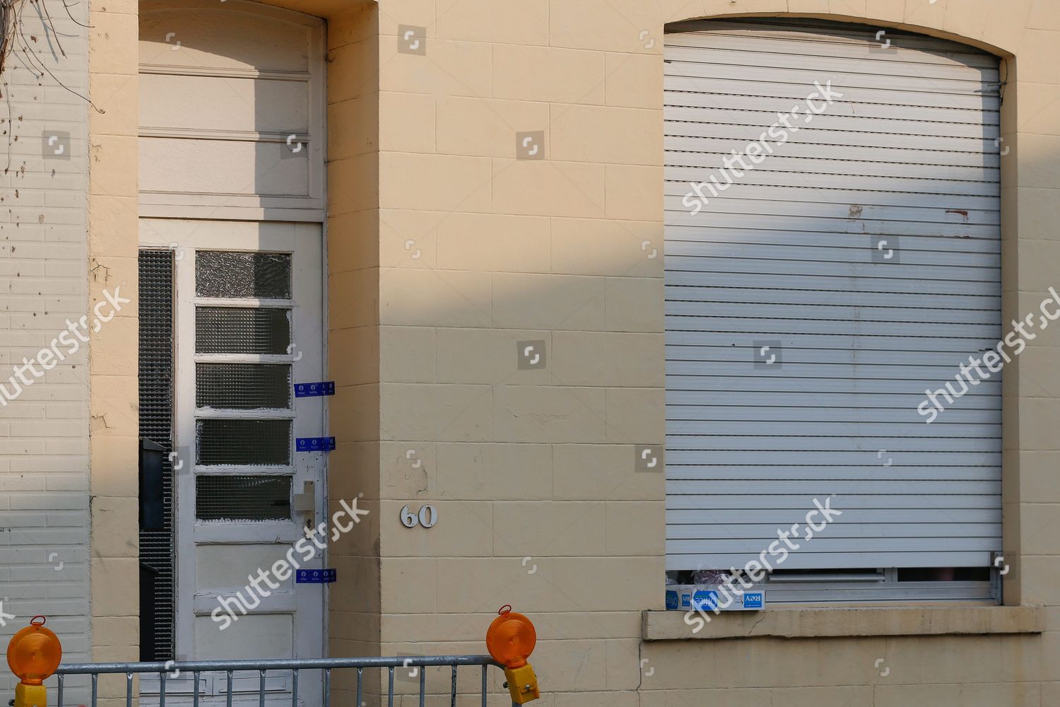 Sealed Entrance House Where Police Raid Editorial Stock Photo - Stock ...