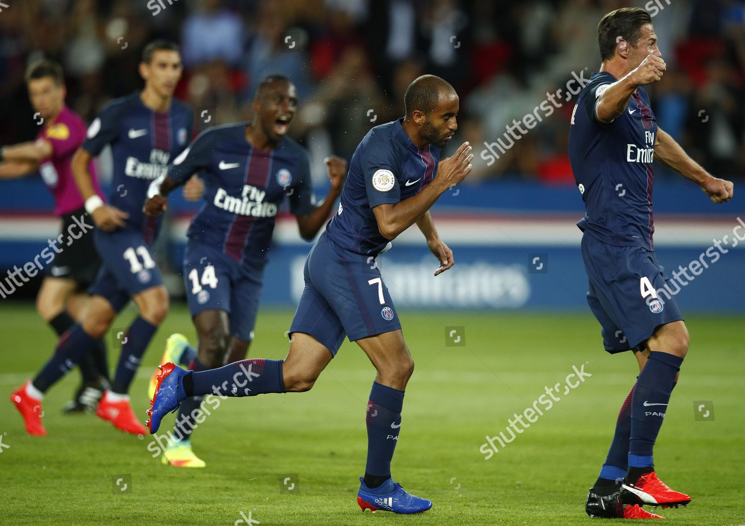Paris Saint Germain Midfielder Lucas C Editorial Stock Photo - Stock ...