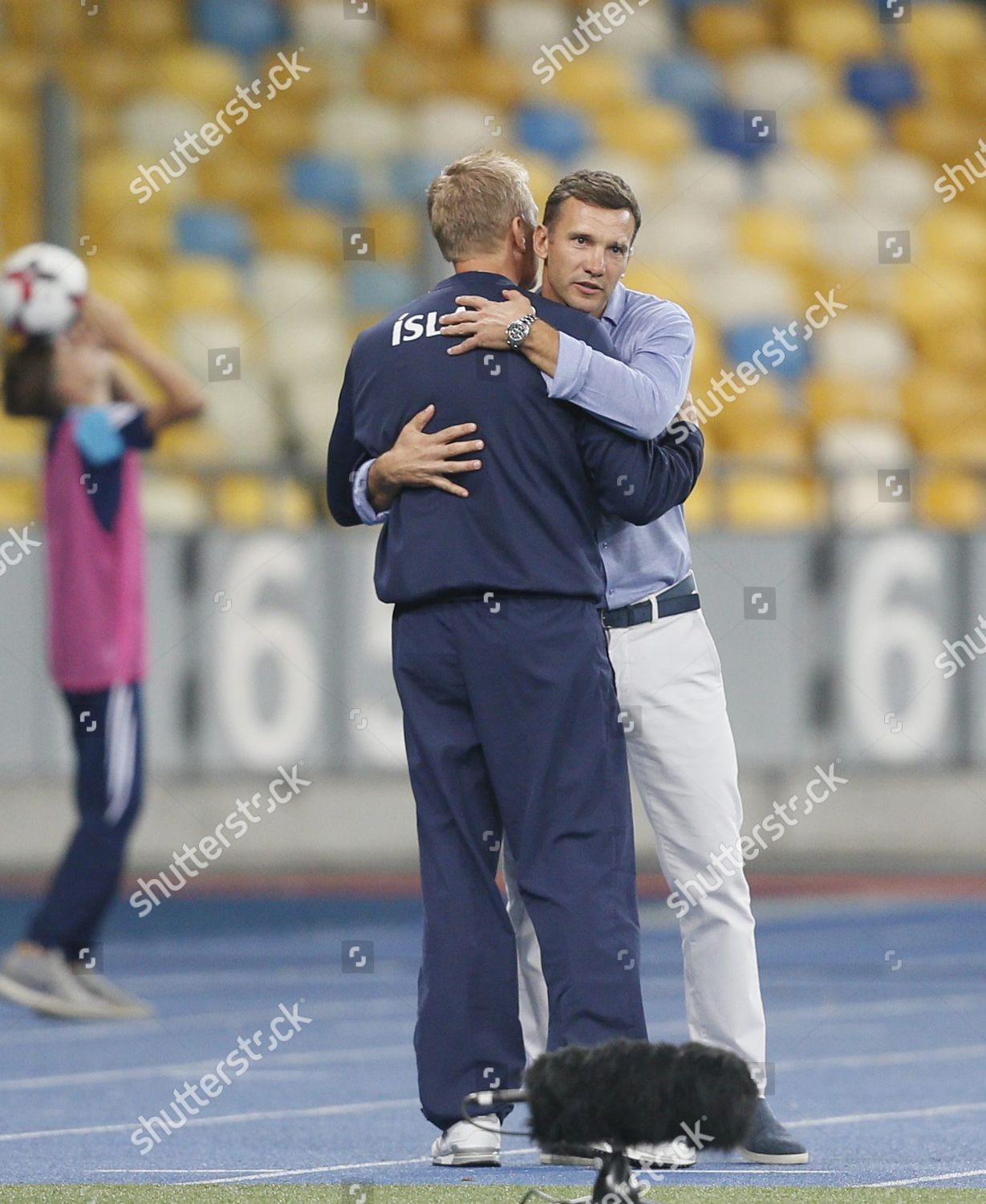 Ukrainian Head Coach Andriy Shevchenko R Editorial Stock Photo - Stock ...