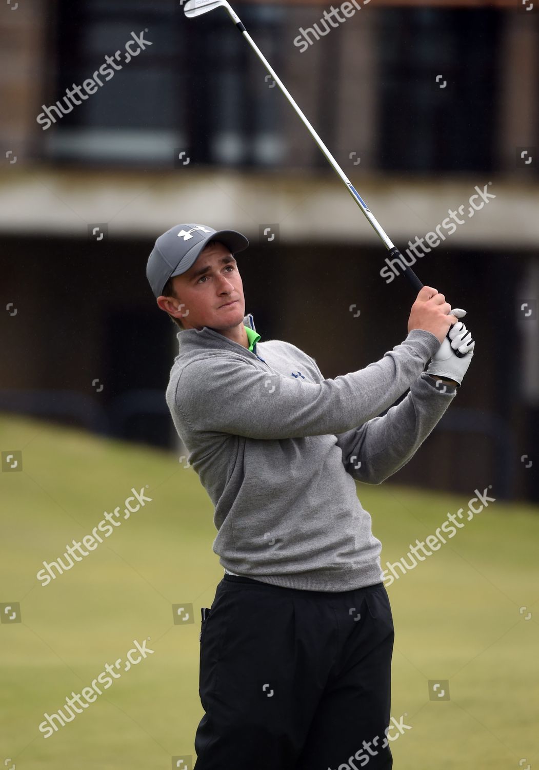 Irish Golfer Paul Dunne Hits Shot Editorial Stock Photo - Stock Image ...
