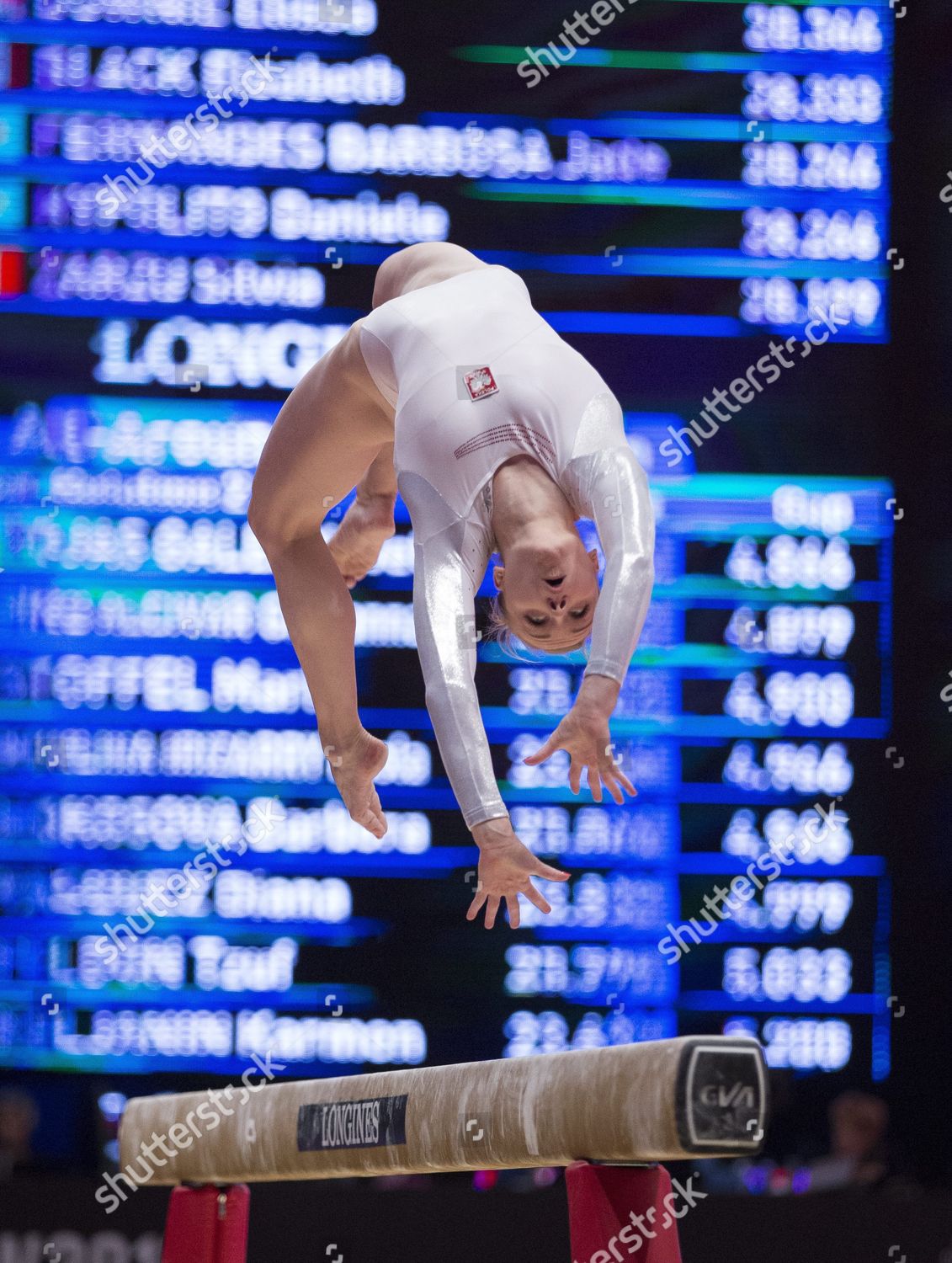 Gabriela Janik Poland On Balance Beam Editorial Stock Photo - Stock ...