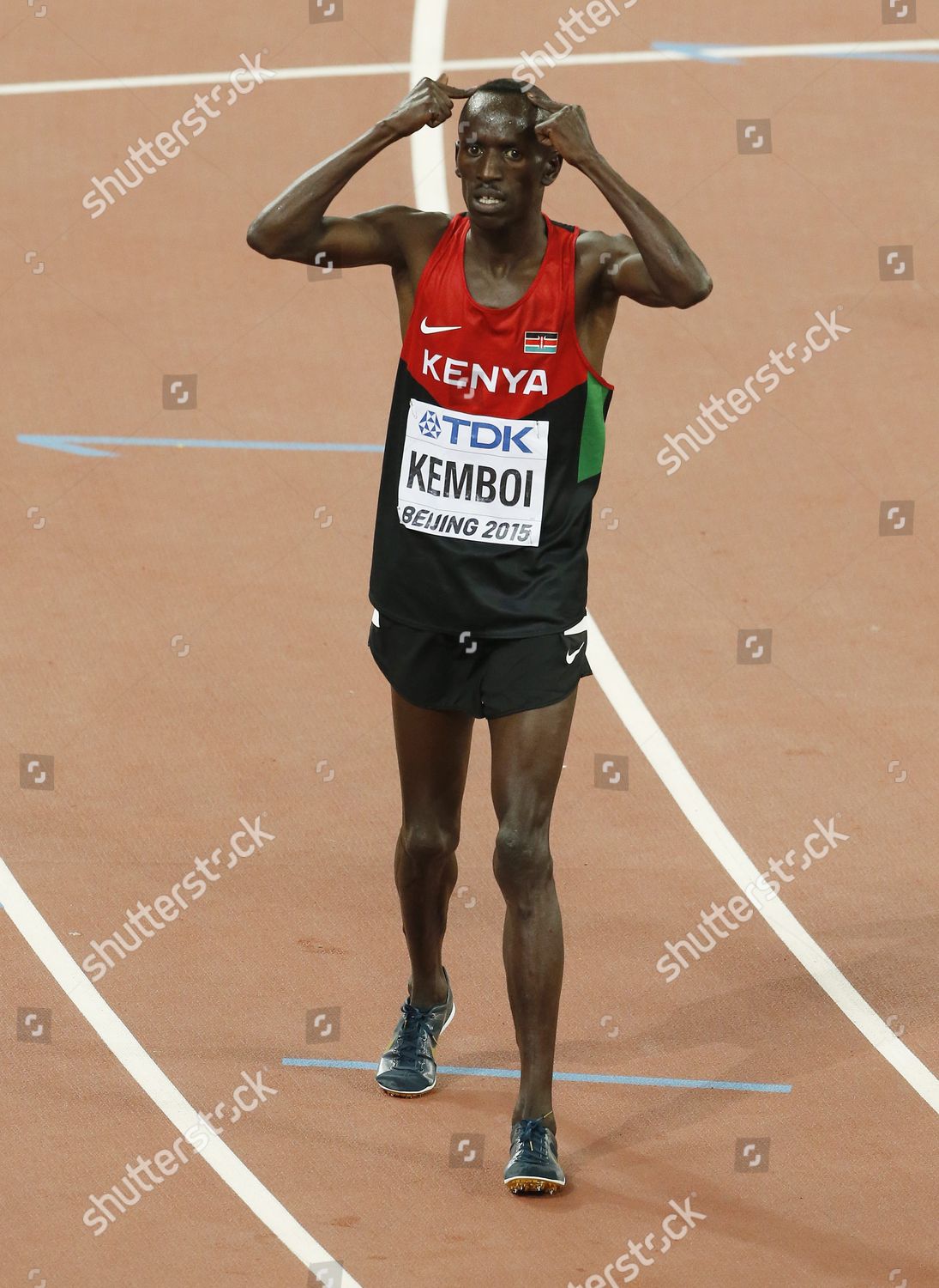 Ezekiel Kemboi Kenya Wins Mens 3000m Editorial Stock Photo - Stock ...