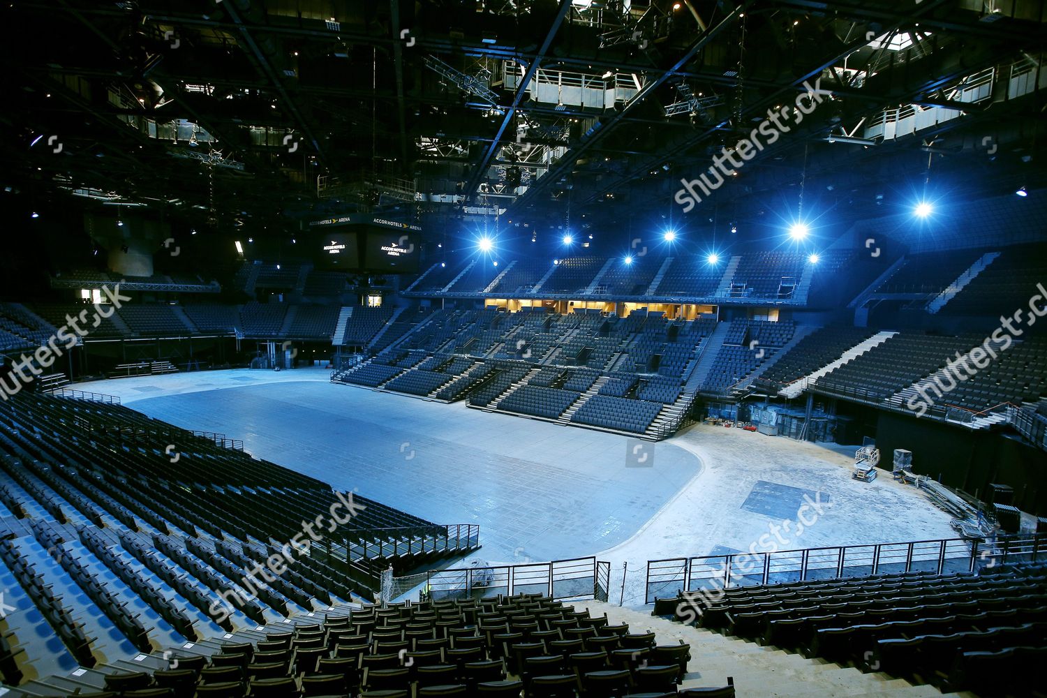 Interior View Refurbished Accorhotels Arena Paris Editorial Stock Photo ...