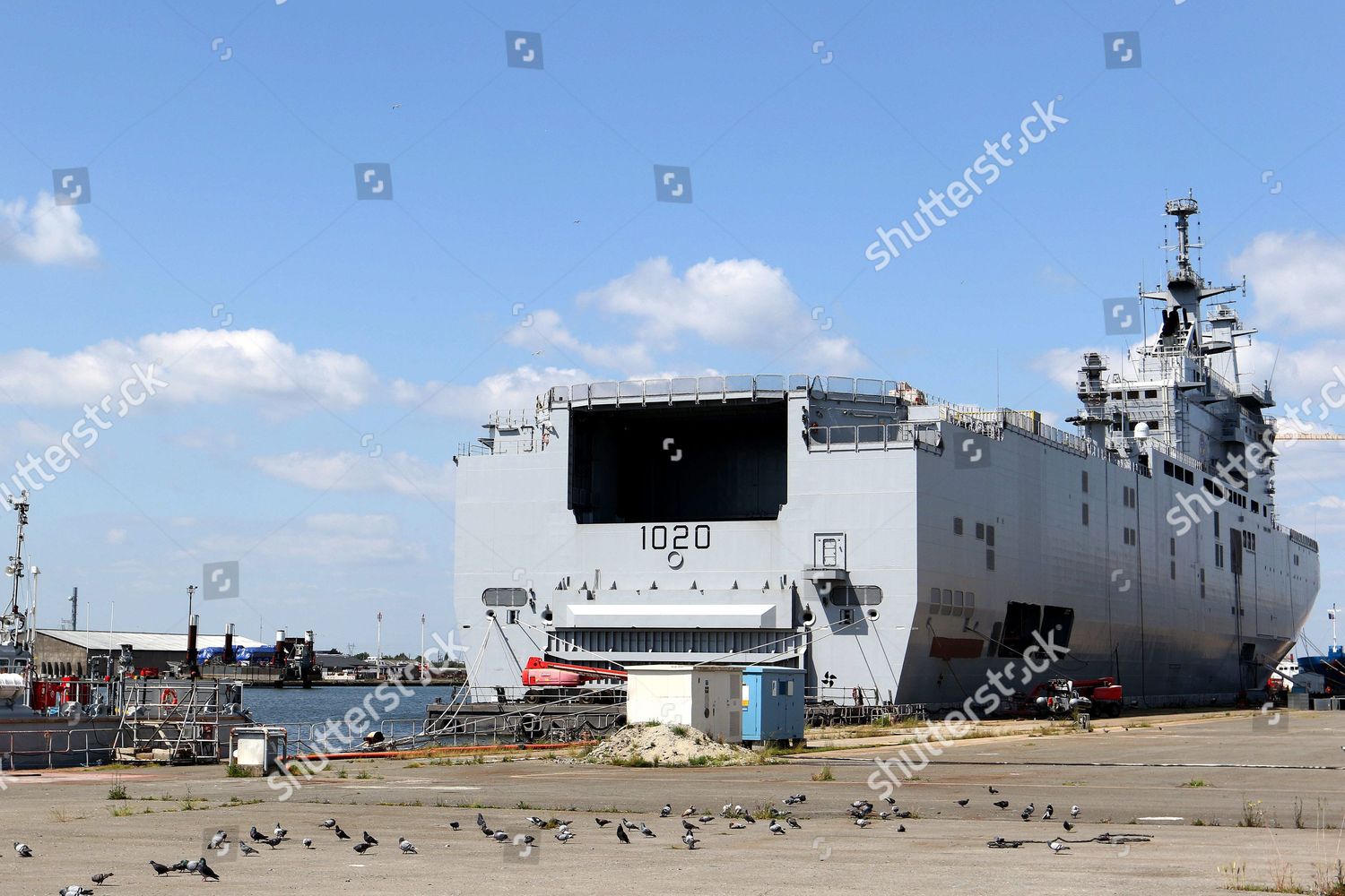 Exterior View Egyptian Mistral Amphibious Assault Editorial Stock Photo ...