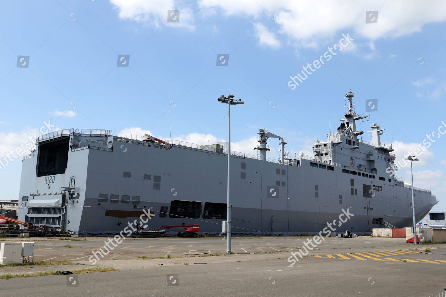 Exterior View Egyptian Mistral Amphibious Assault Editorial Stock Photo ...