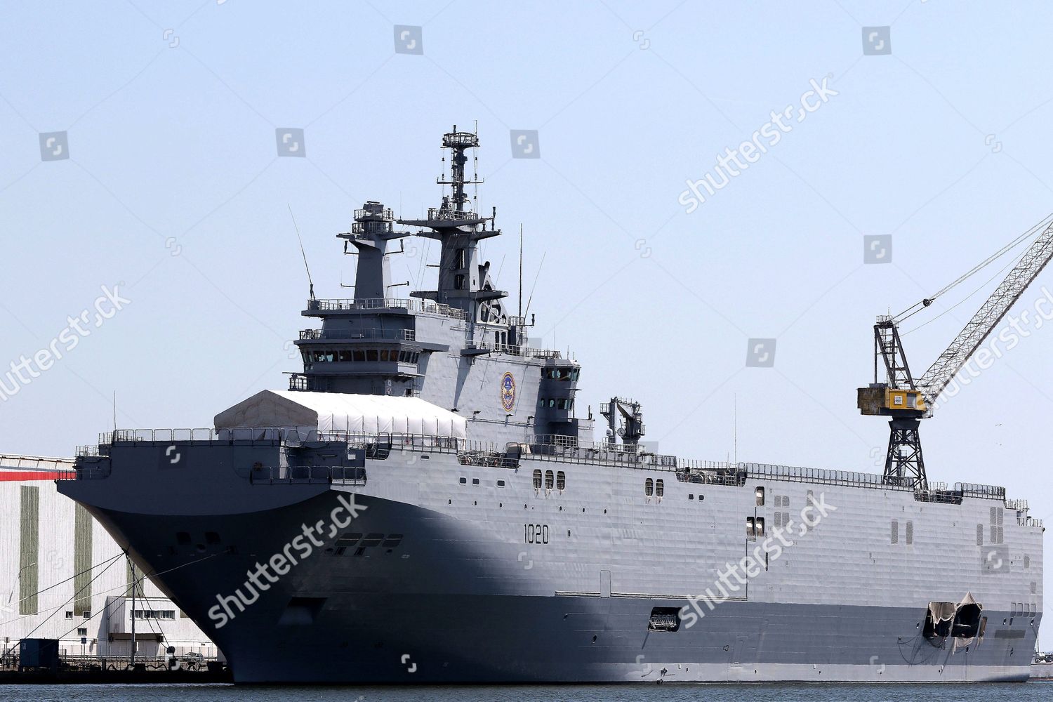 Exterior View Egyptian Mistral Amphibious Assault Editorial Stock Photo ...